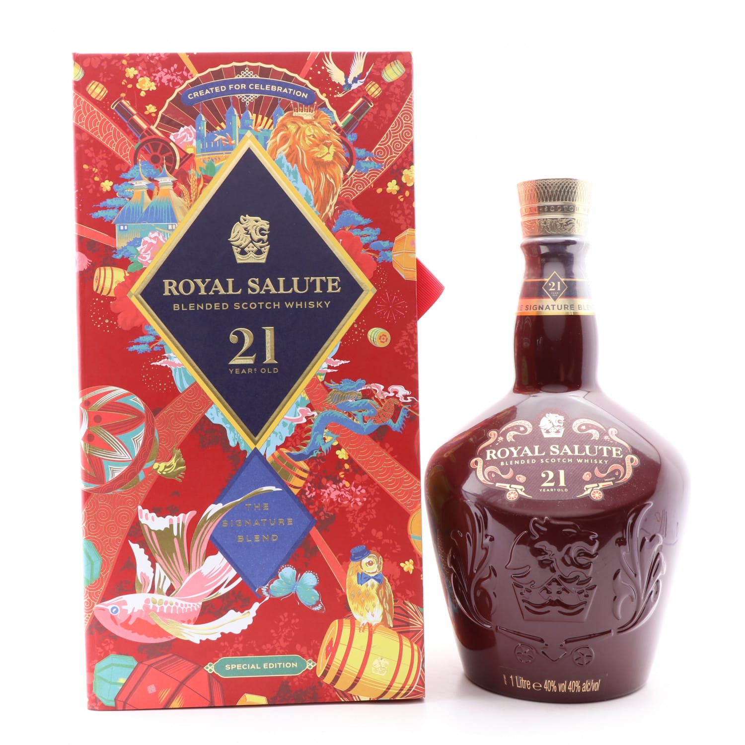 Chivas Royal Salute 21 Year Old Signature Blend Lunar New Year Trajan ...