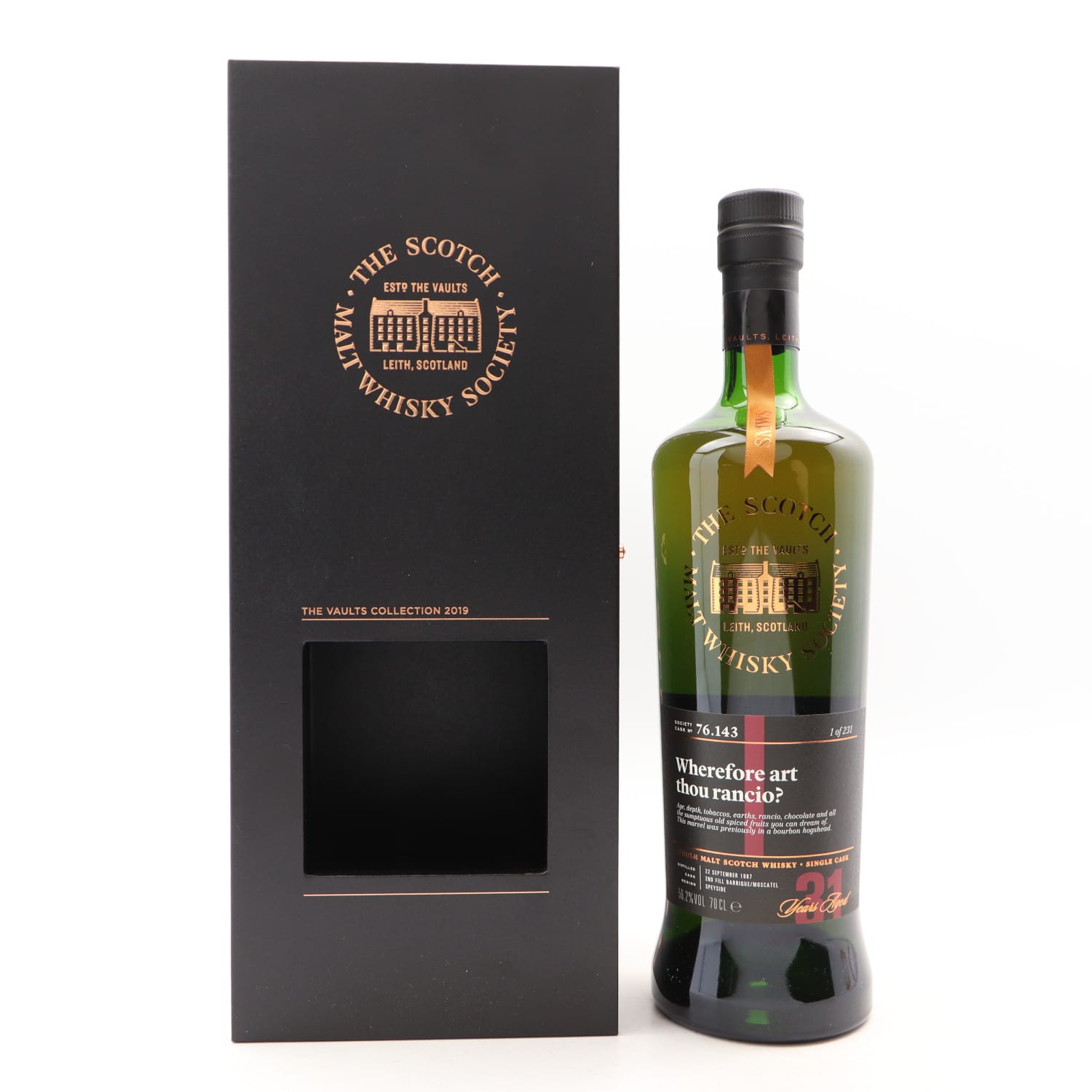 SMWS 76.143 Mortlach 1987 31 Year Old Vaults Collection 2019 | The ...