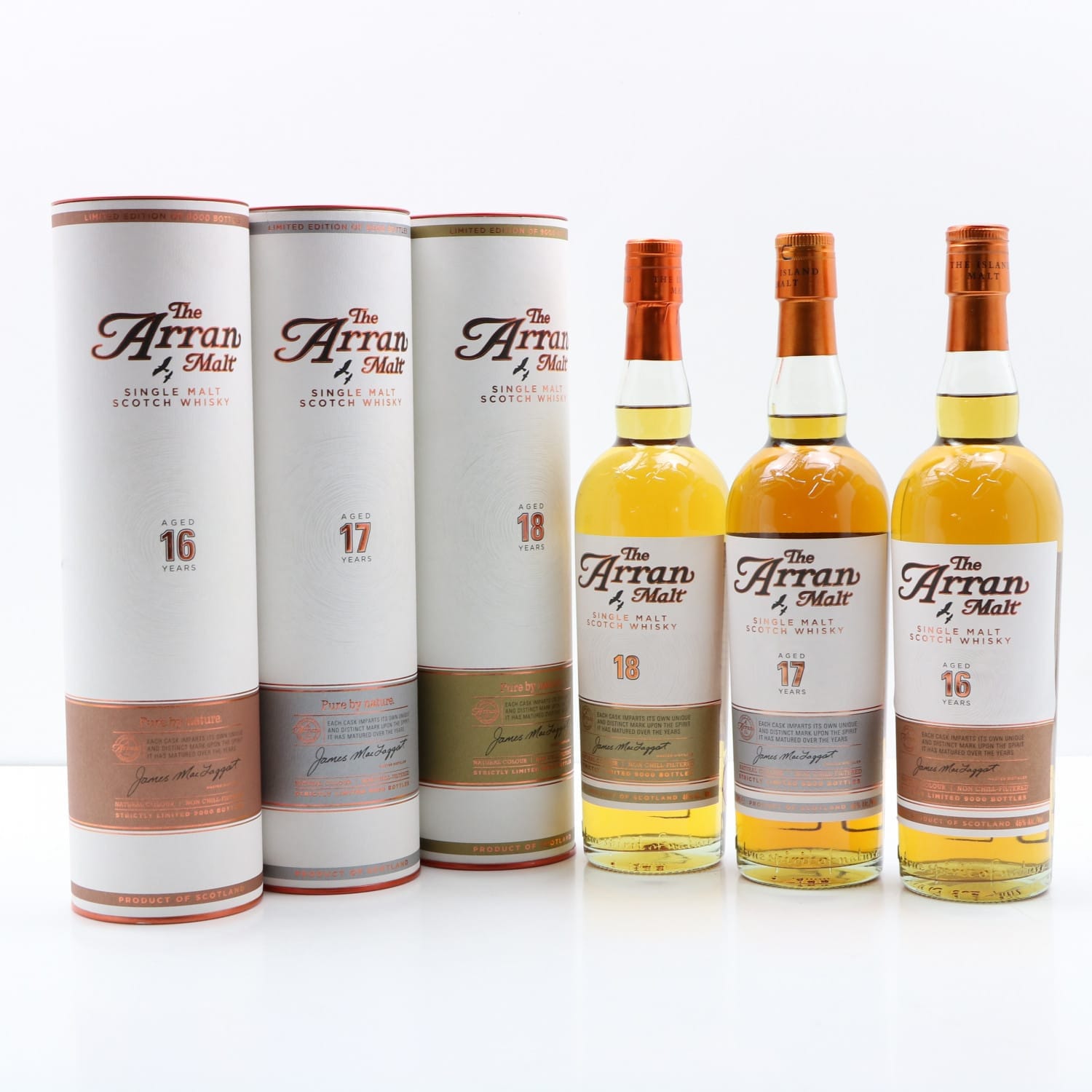 Arran 16, 17 & 18 Year Old 3 x 70cl | The 143rd Auction | Scotch Whisky ...