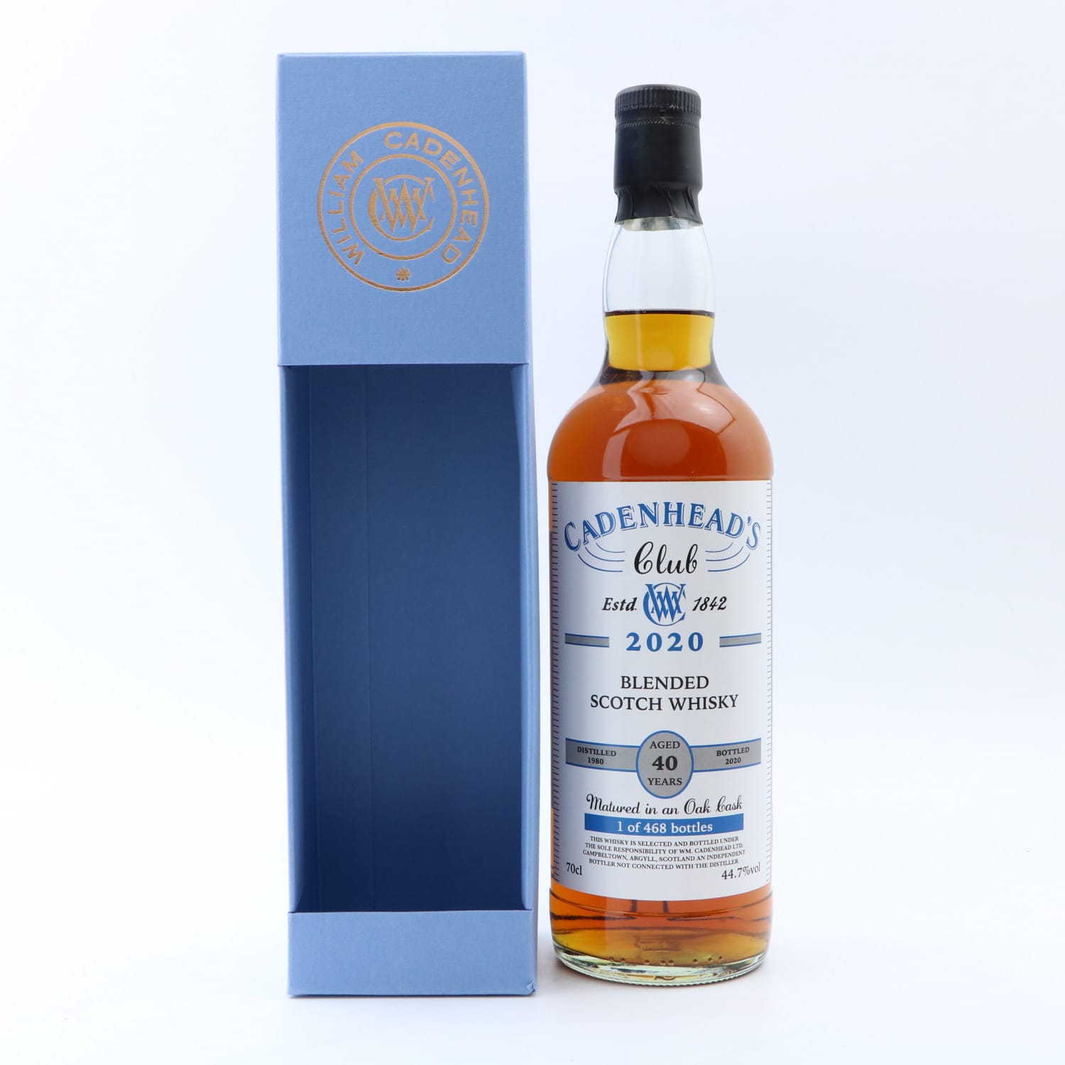 Cadenhead's Club 1980 40 Year Old Blended Scotch Whisky | The 144th ...
