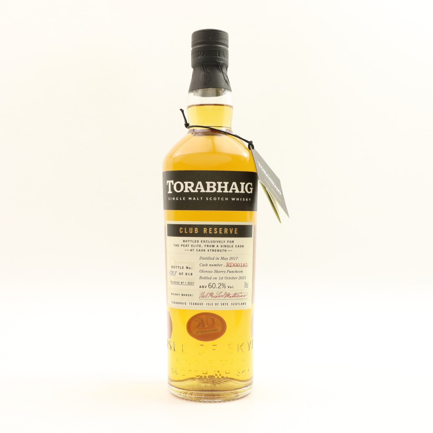 Torabhaig Club Reserve Single Cask #RD00183 | The 129th Auction ...