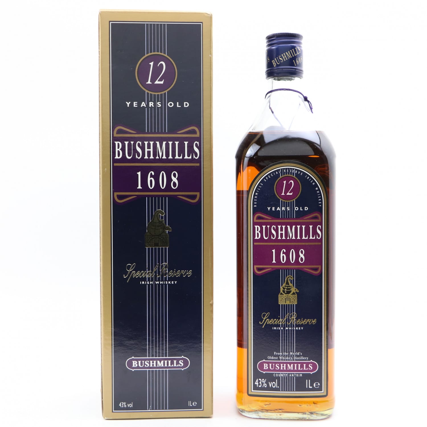 Bushmills 12 Year Old 1608 1L | The 141st Auction | Scotch Whisky Auctions
