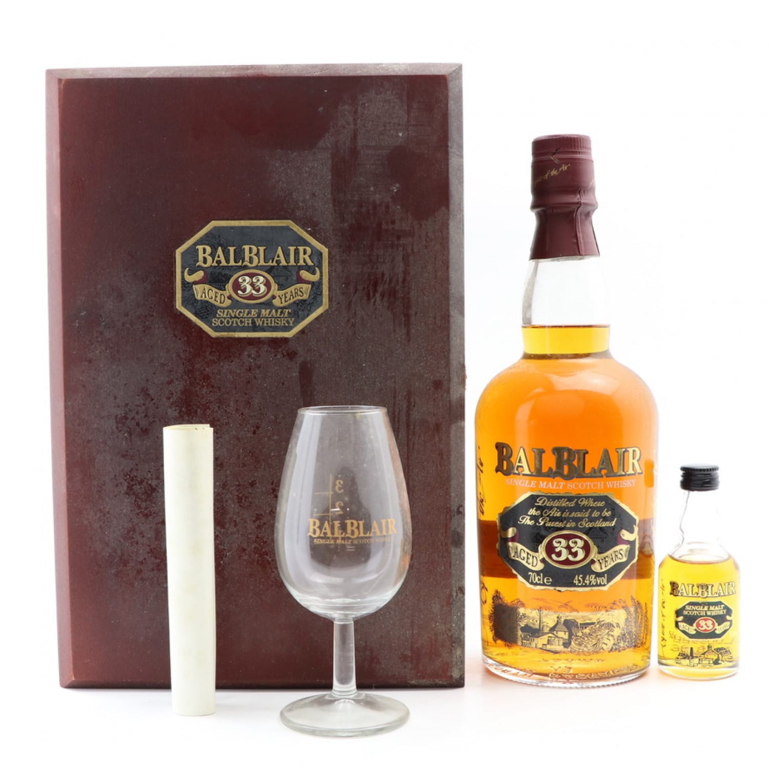 Balblair 33 Year Old With Glass & Matching Mini | The 147th Auction ...