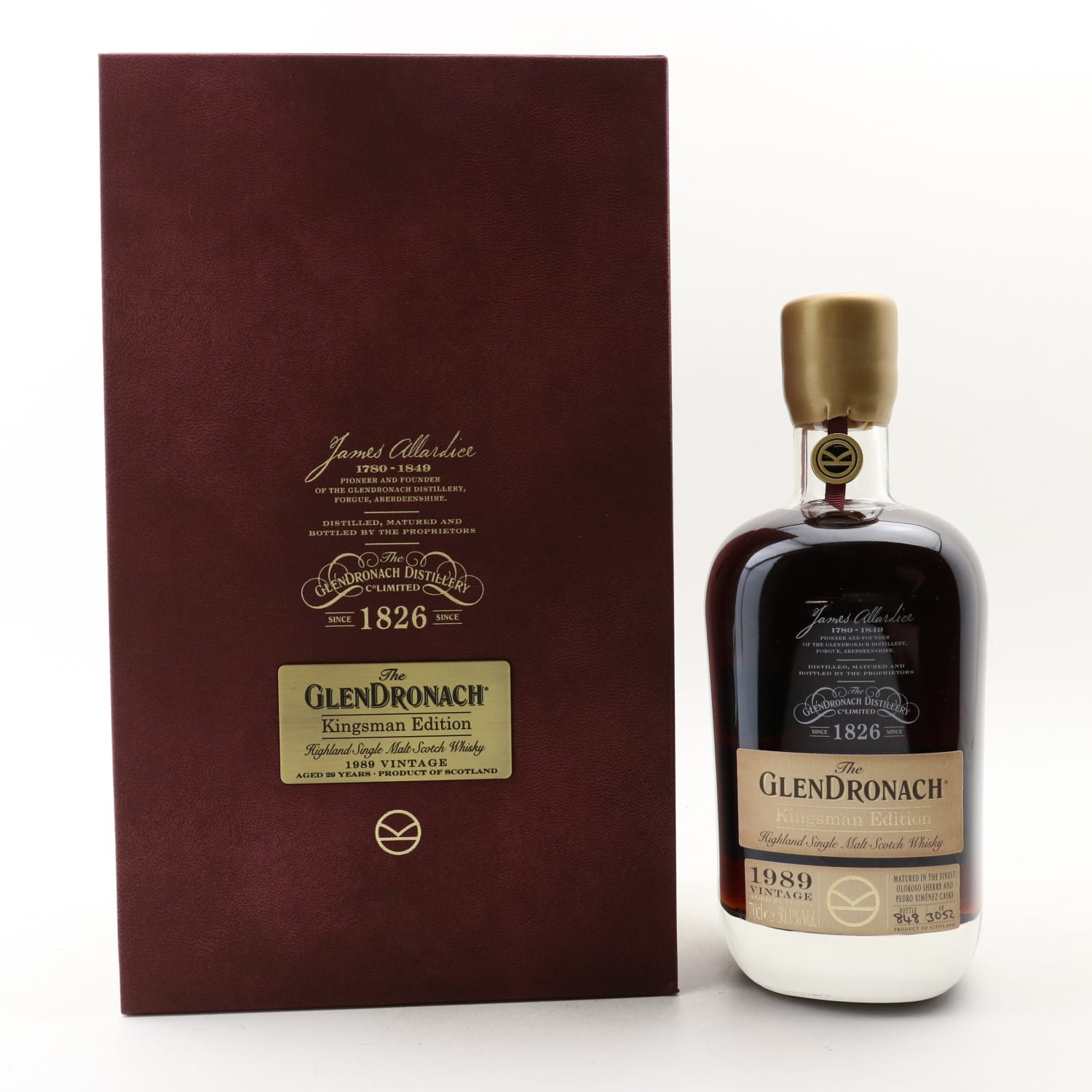 GlenDronach 1989 29 Year Old Kingsman Edition | The 167th Auction ...