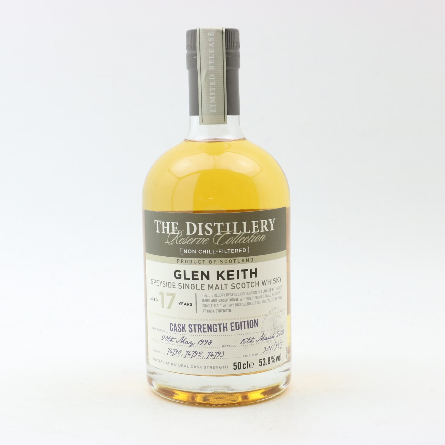Glen Keith 1998 17 Year Old Distillery Reserve Collection 50cl | The ...