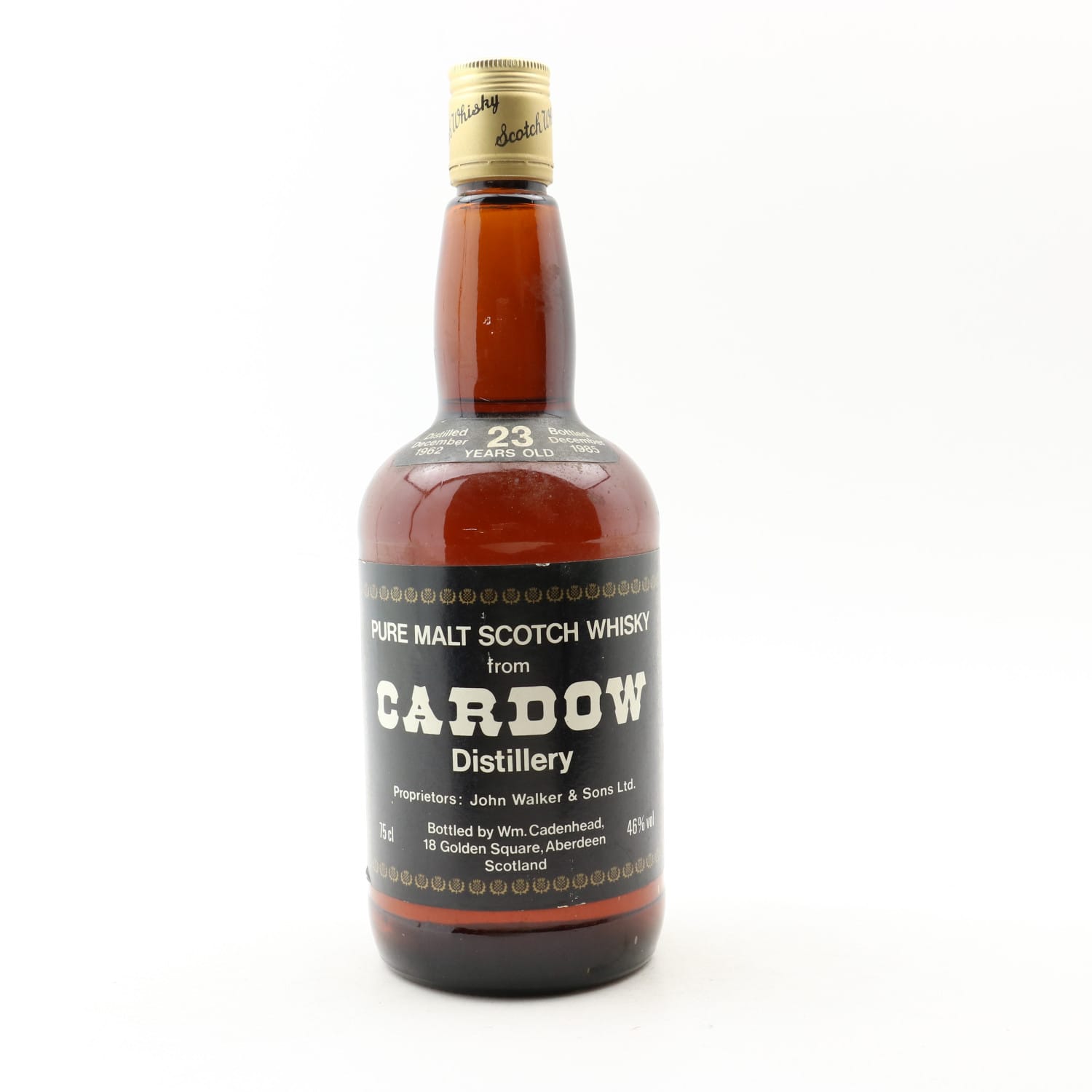 Cardow (Cardhu) 1962 23 Year Old Cadenhead’s 75cl | The 171st Auction ...