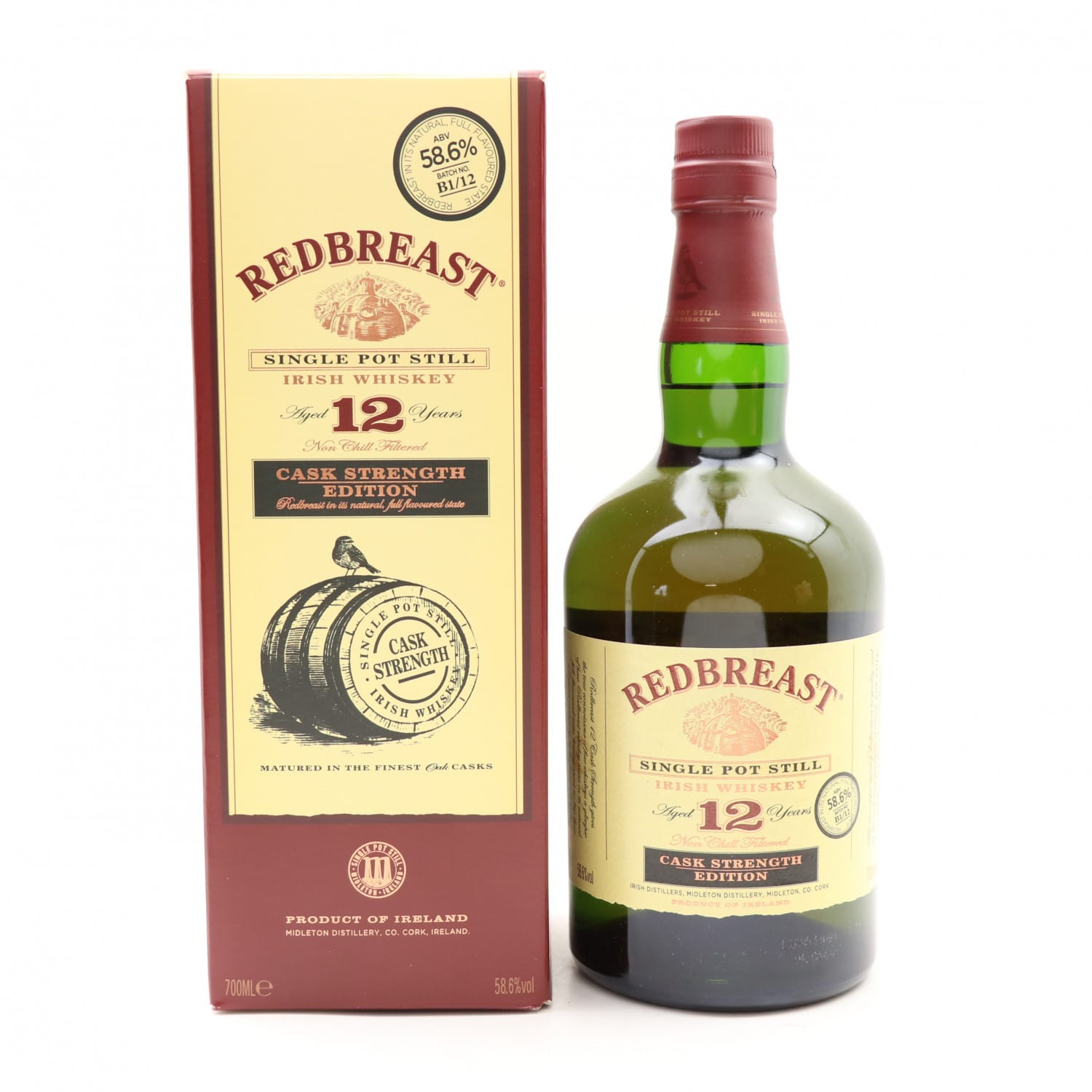 Redbreast 12 Year Old Cask Strength Edition | The 137th Auction ...