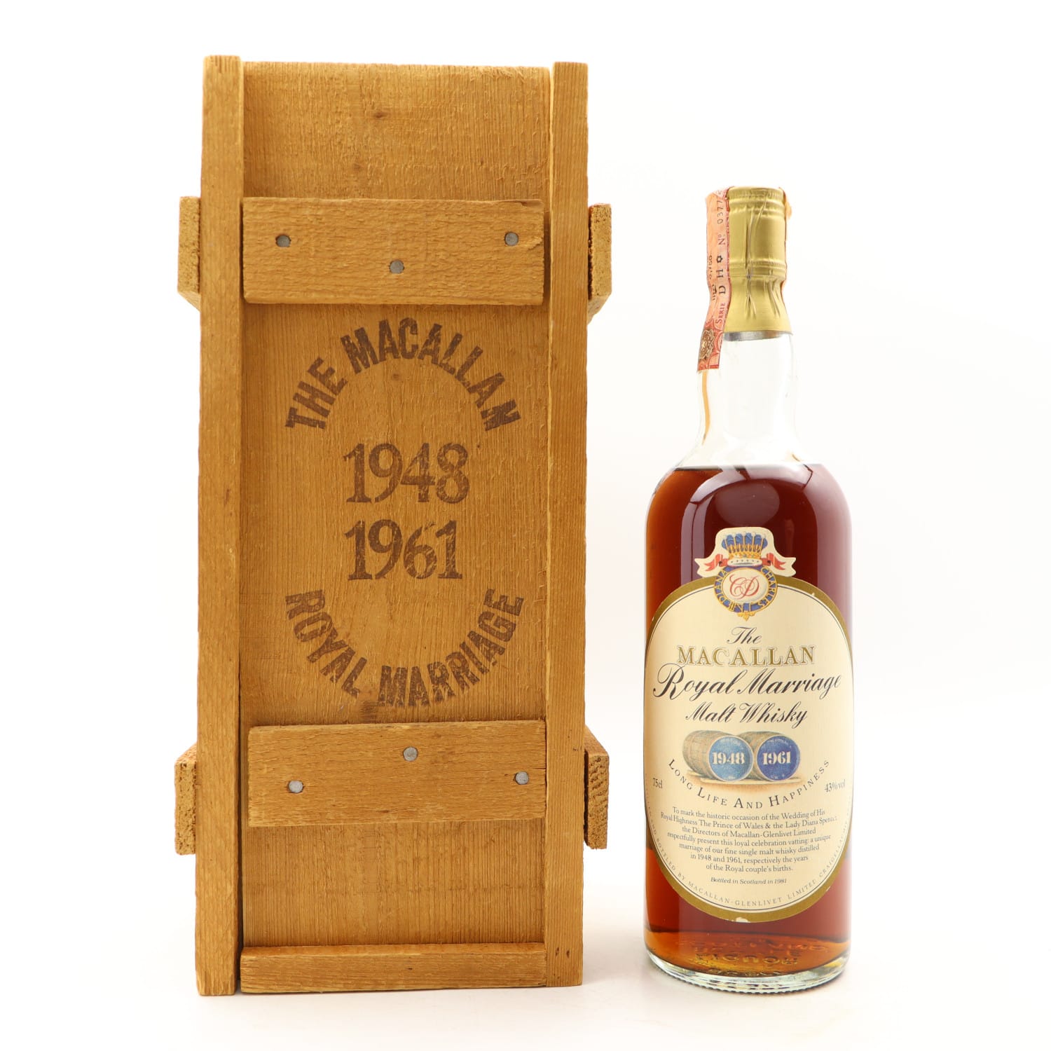 Macallan Royal Marriage 1948 and 1961 75cl | The 173rd Auction | Scotch ...