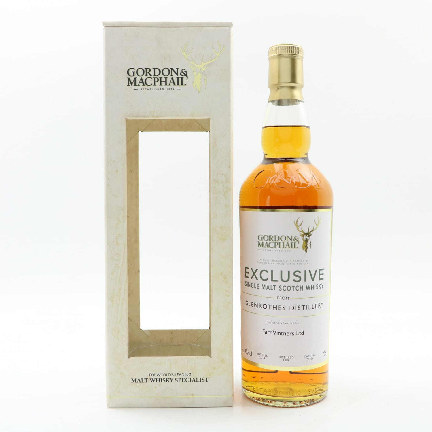 Glenrothes 1986 Gordon & MacPhail For Farr Vinters Ltd | The 143rd ...