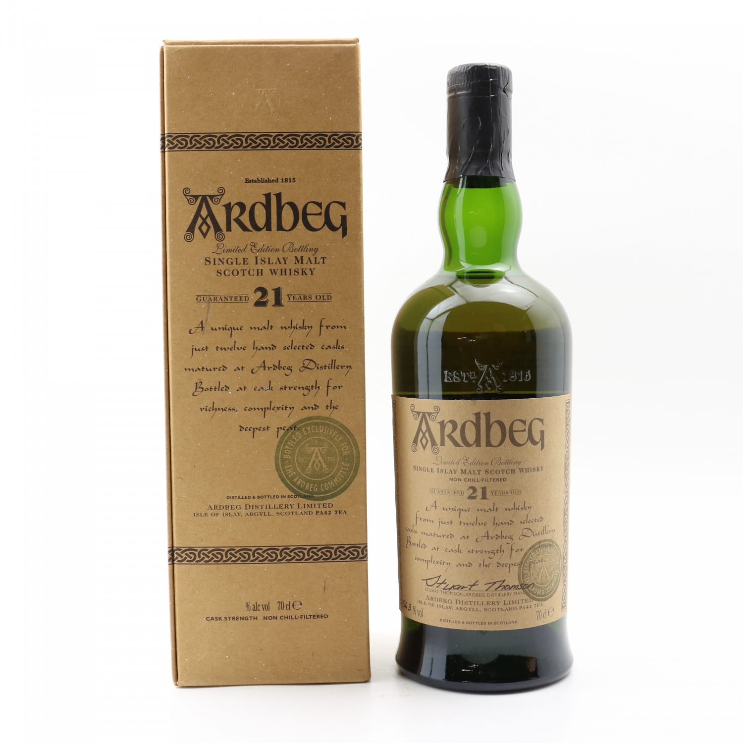 Ardbeg 21 Year Old 2001 Committee Release | The 150th Auction | Scotch ...