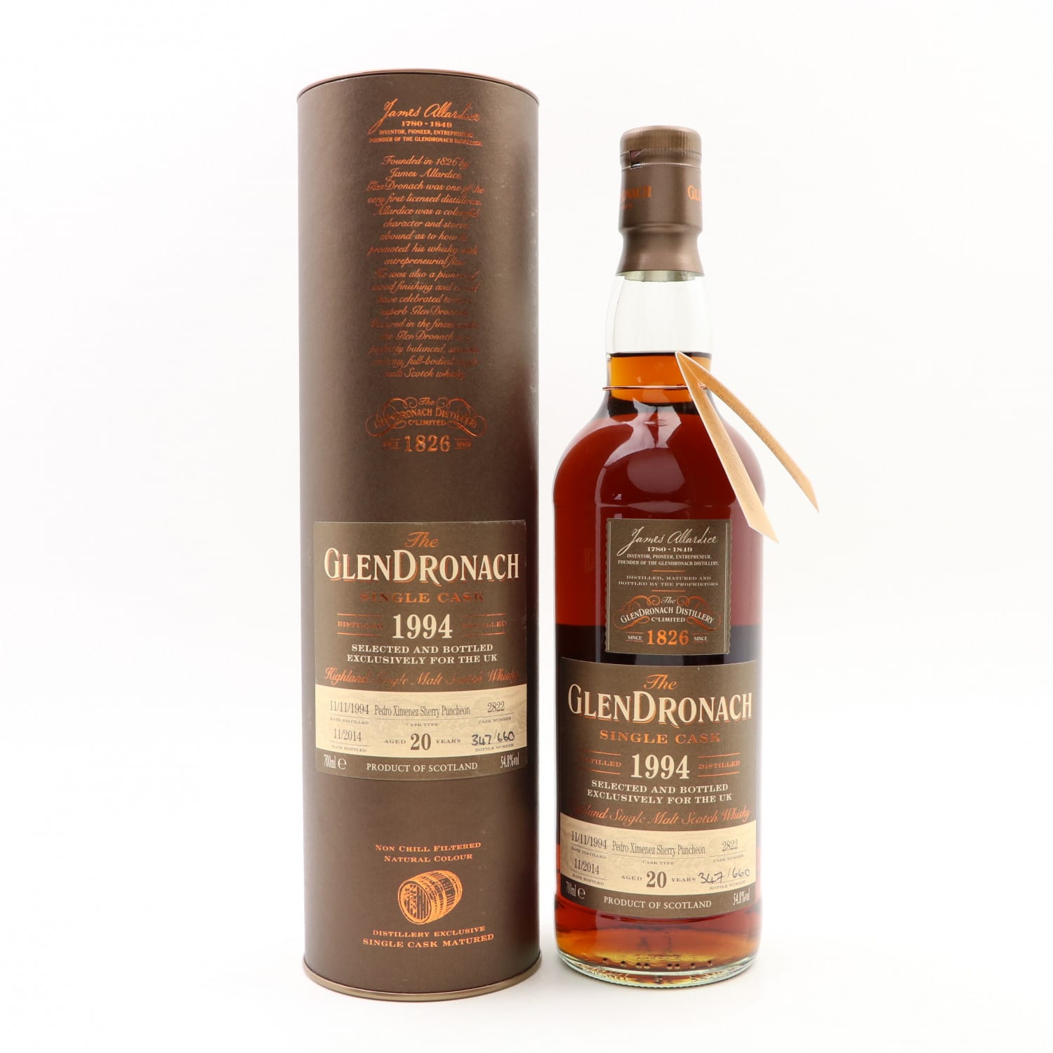 GlenDronach 1994 20 Year Old Single Cask #2822 | The 137th Auction ...