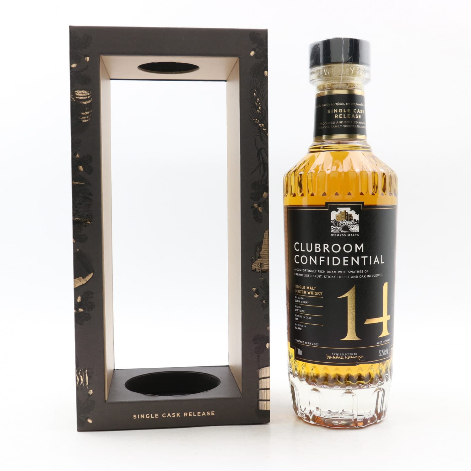 Glen Moray 2007 14 Year Old Wemyss Malts | The 144th Auction | Scotch Whisky Auctions