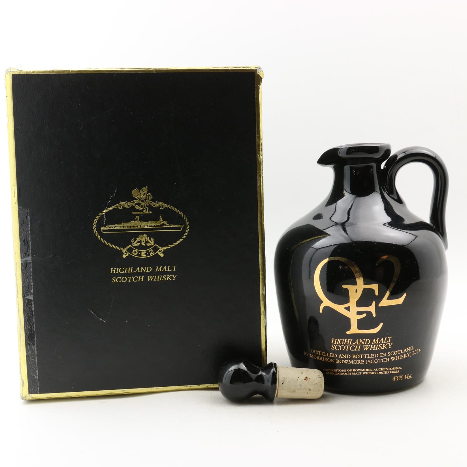 QE2 Ceramic Flagon By Morrison Bowmore 75cl | The 165th Auction ...