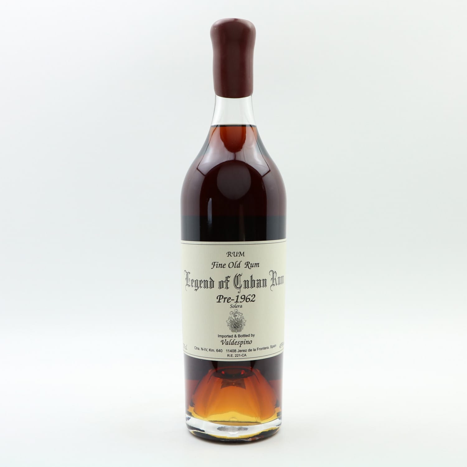 Valdespino Pre-1962 Solera Legend Of Cuban Rum | The 142nd Auction ...