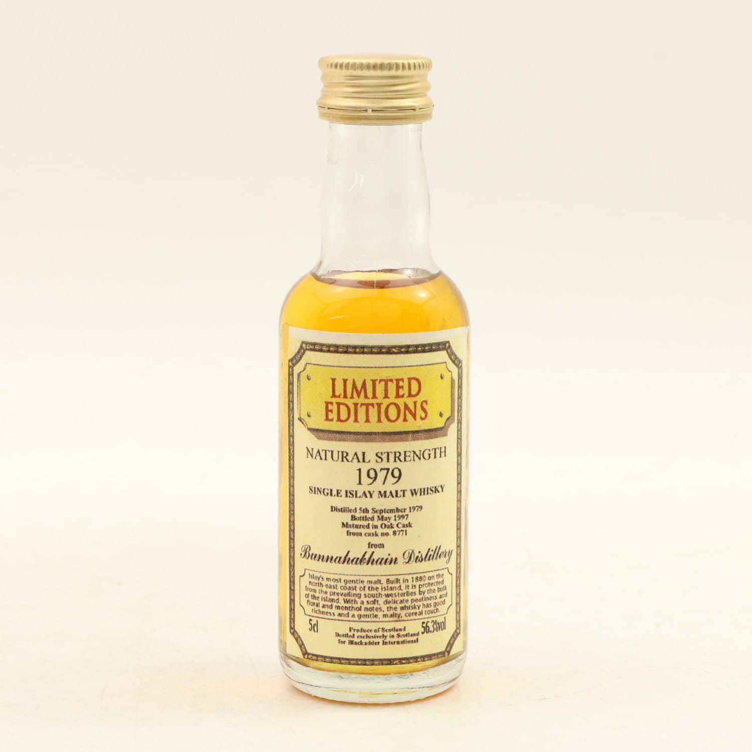 Bunnahabhain 1979 Blackadder Limited Editions Mini 5cl | The 128th ...