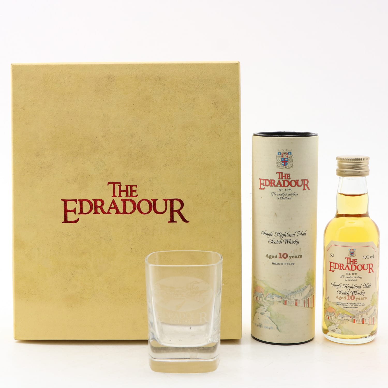 Edradour 10 Year Old Mini 5cl With Shot Glass | The 159th Auction ...