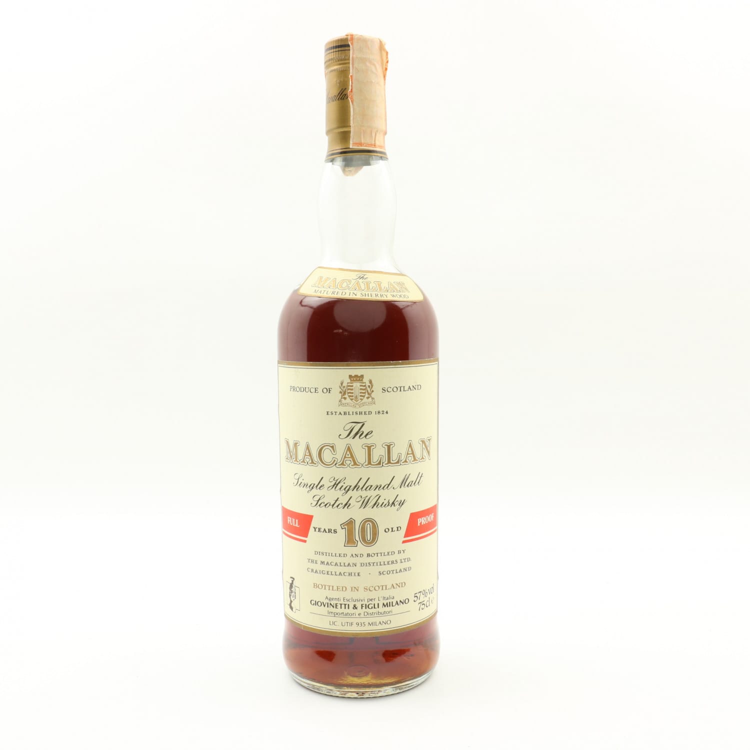 Macallan 10 Year Old 100° Proof 75cl | The 137th Auction | Scotch ...