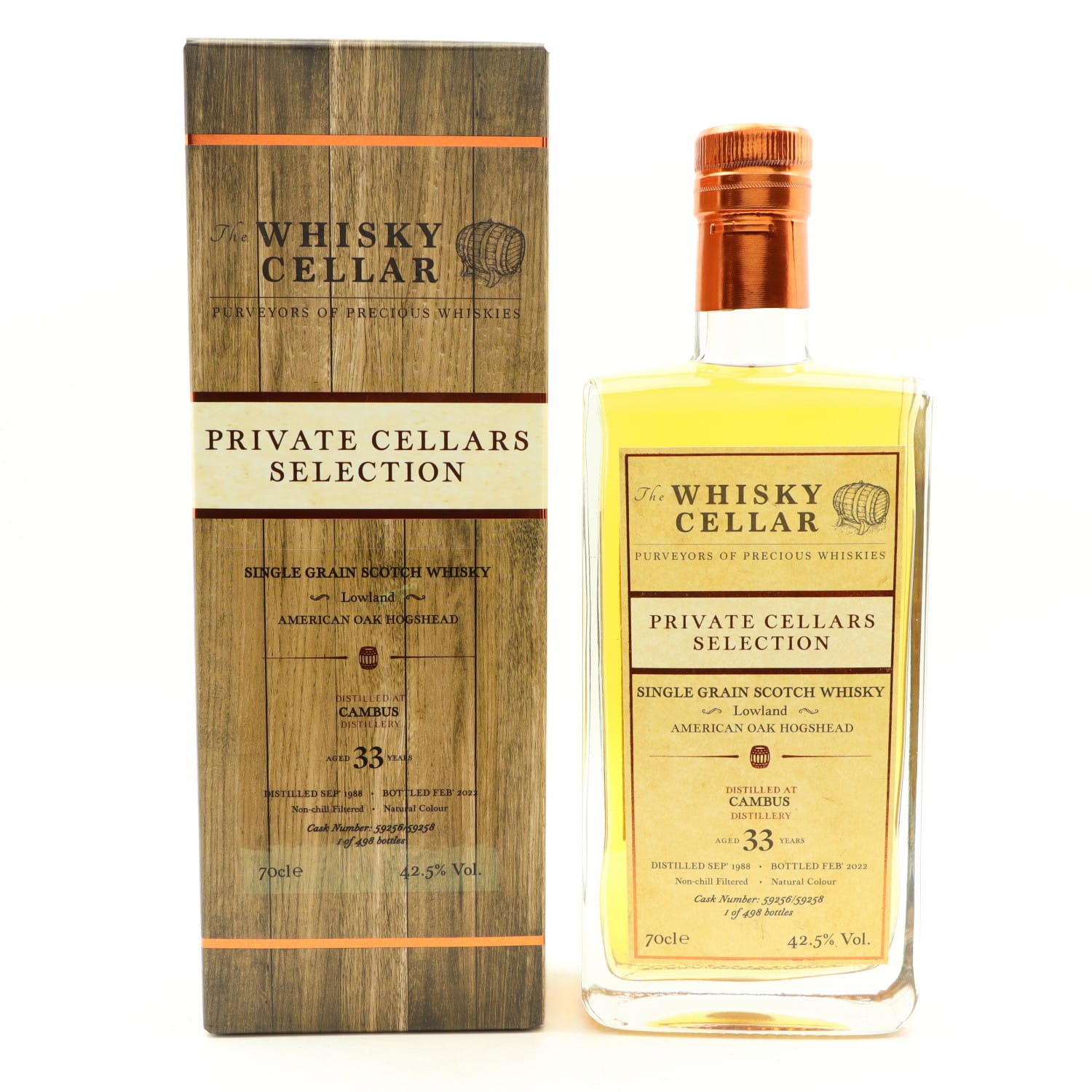 Cambus 1988 33 Year Old The Whisky Cellar | The 144th Auction | Scotch ...