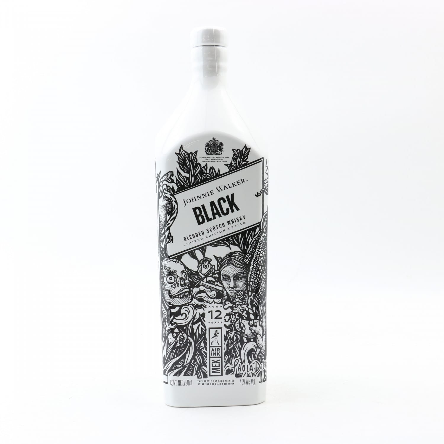 Johnnie Walker 12 Year Old Black Label Mexico Edition Air-Ink 75cl ...