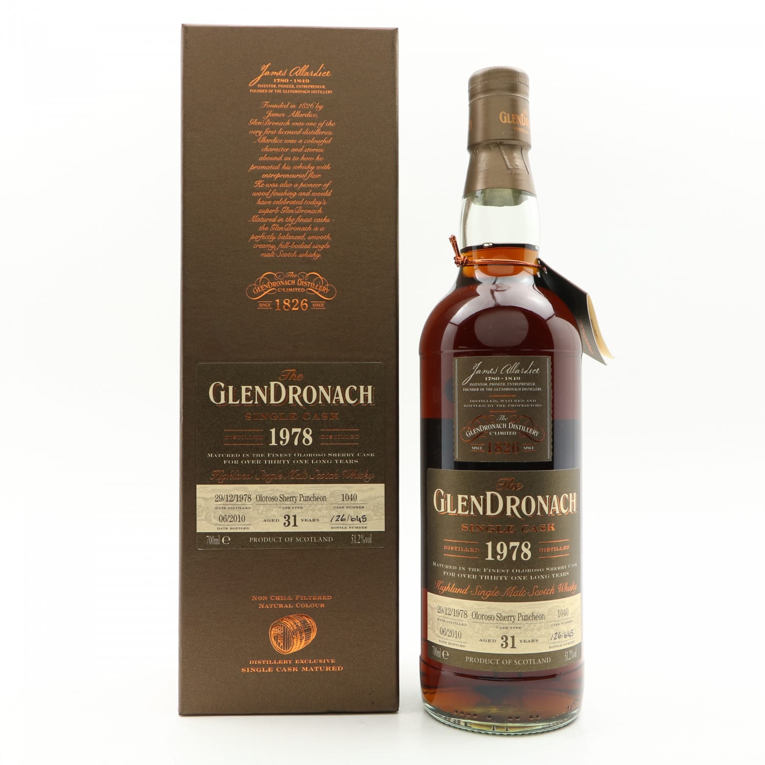 GlenDronach 1978 31 Year Old Single Cask #1040 | The 154th Auction ...
