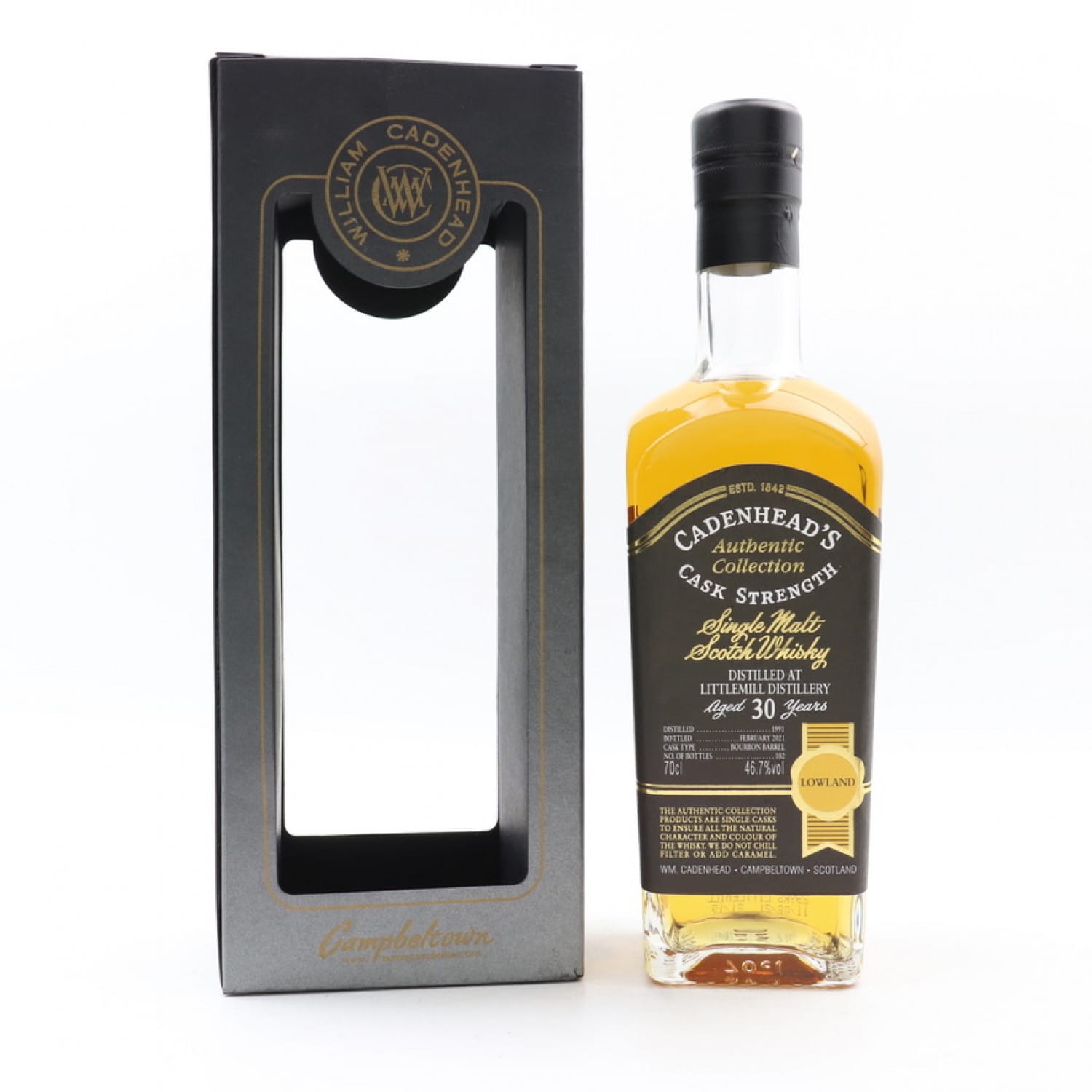 Littlemill 1991 30 Year Old Cadenhead's | The 142nd Auction | Scotch ...