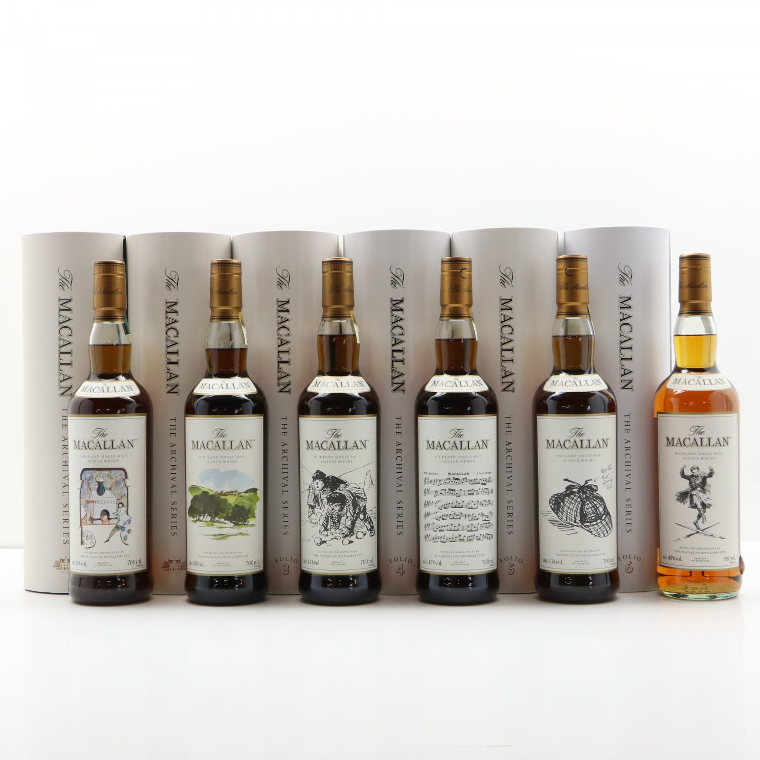 Macallan The Archival Series - Folio 1-6 6 x 70cl | The 137th Auction ...
