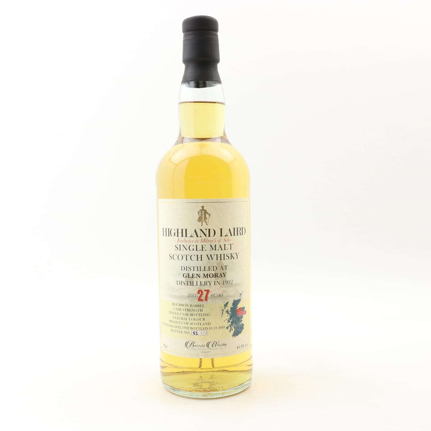 Glen Moray 1992 27 Year Old Highland Laird For Milroy’s Of Soho | The ...