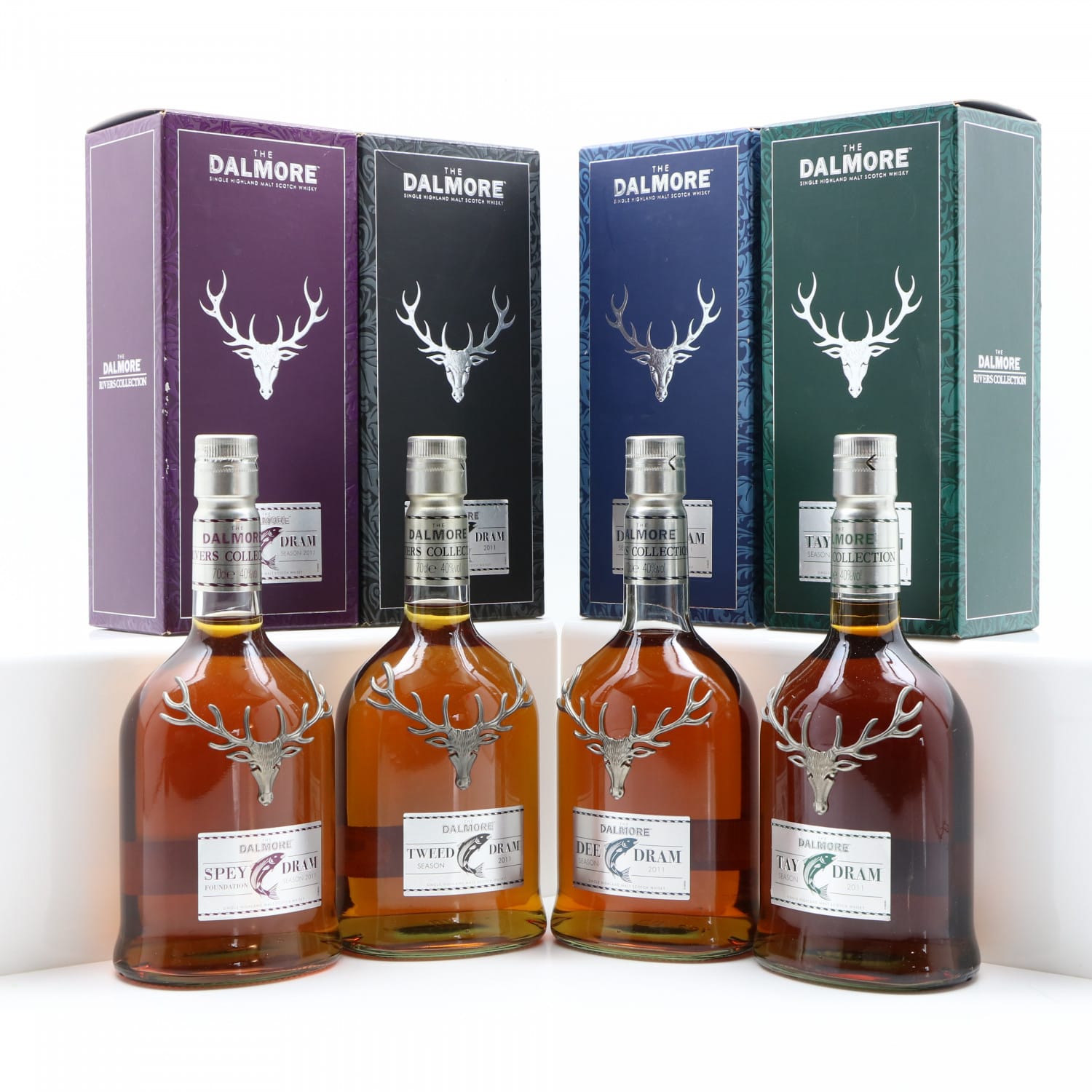 Dalmore Rivers Collection 2011 Season 4 x 70cl | The 143rd Auction ...
