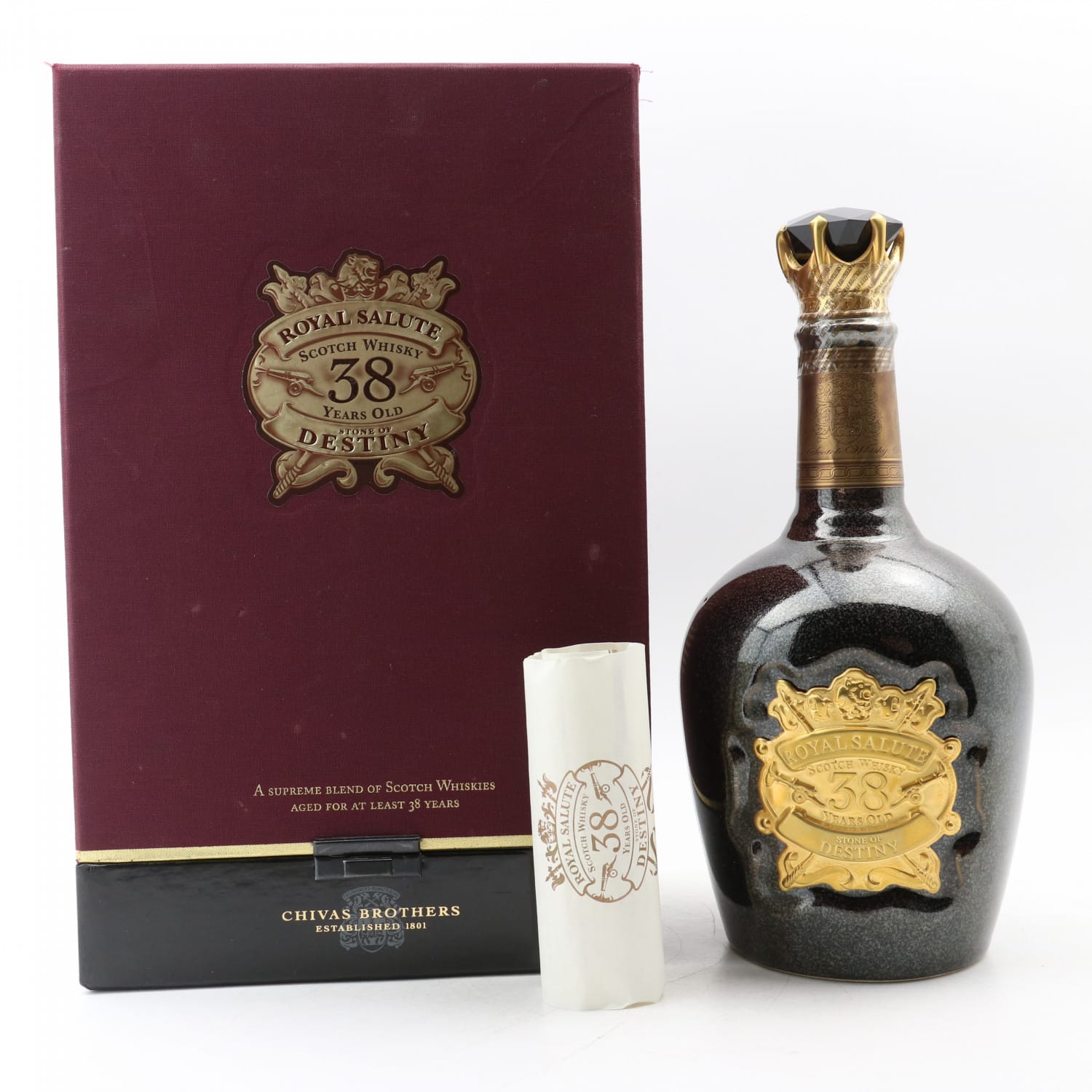 Chivas Royal Salute 38 Year Old Stone Of Destiny | The 160th Auction ...