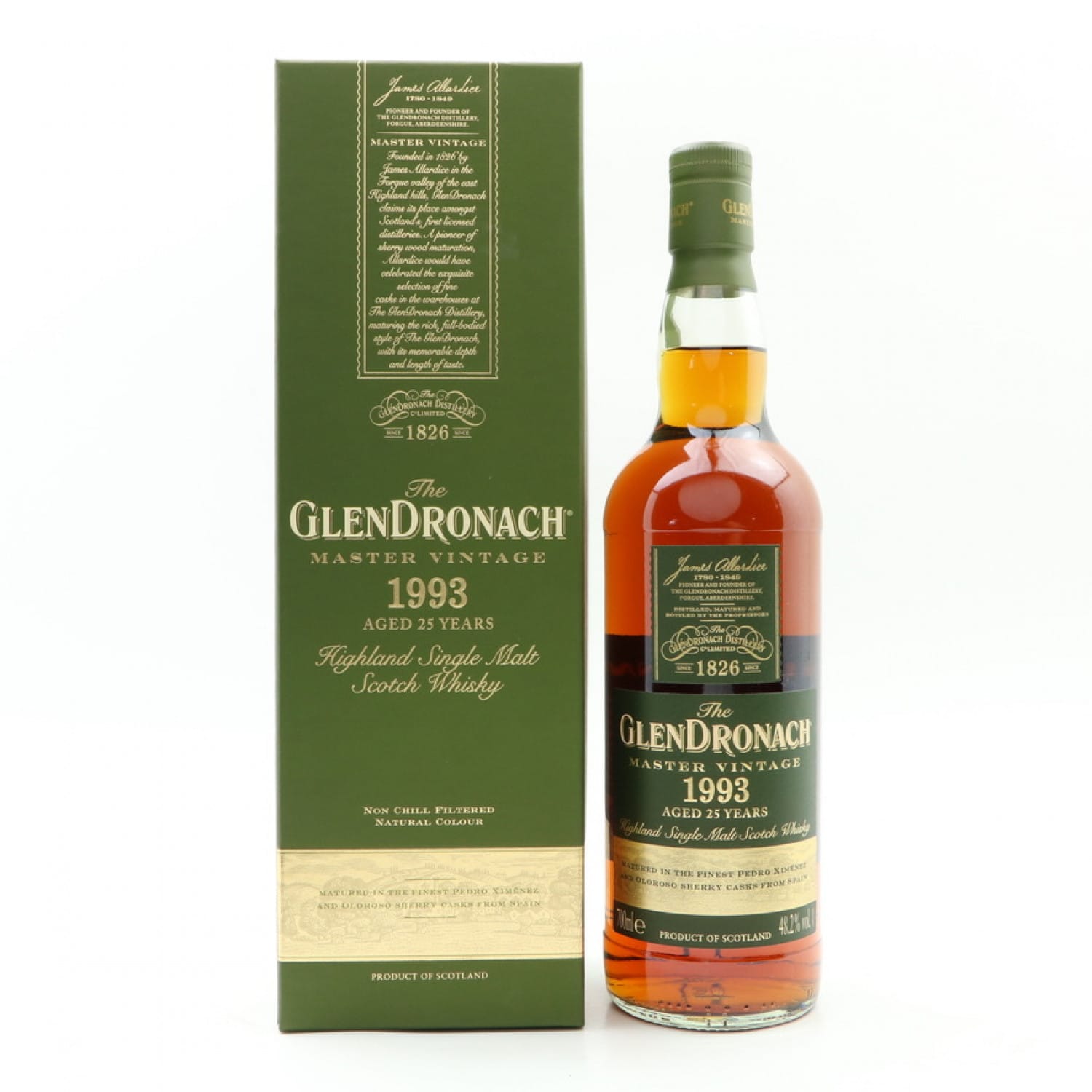 GlenDronach 1993 25 Year Old Master Vintage | The 144th Auction ...
