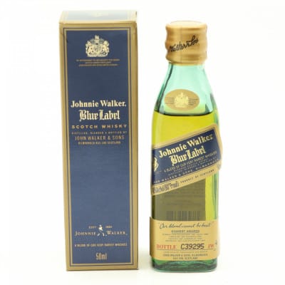 Johnnie Walker Blue Label Mini 5cl | The 145th Auction | Scotch Whisky ...