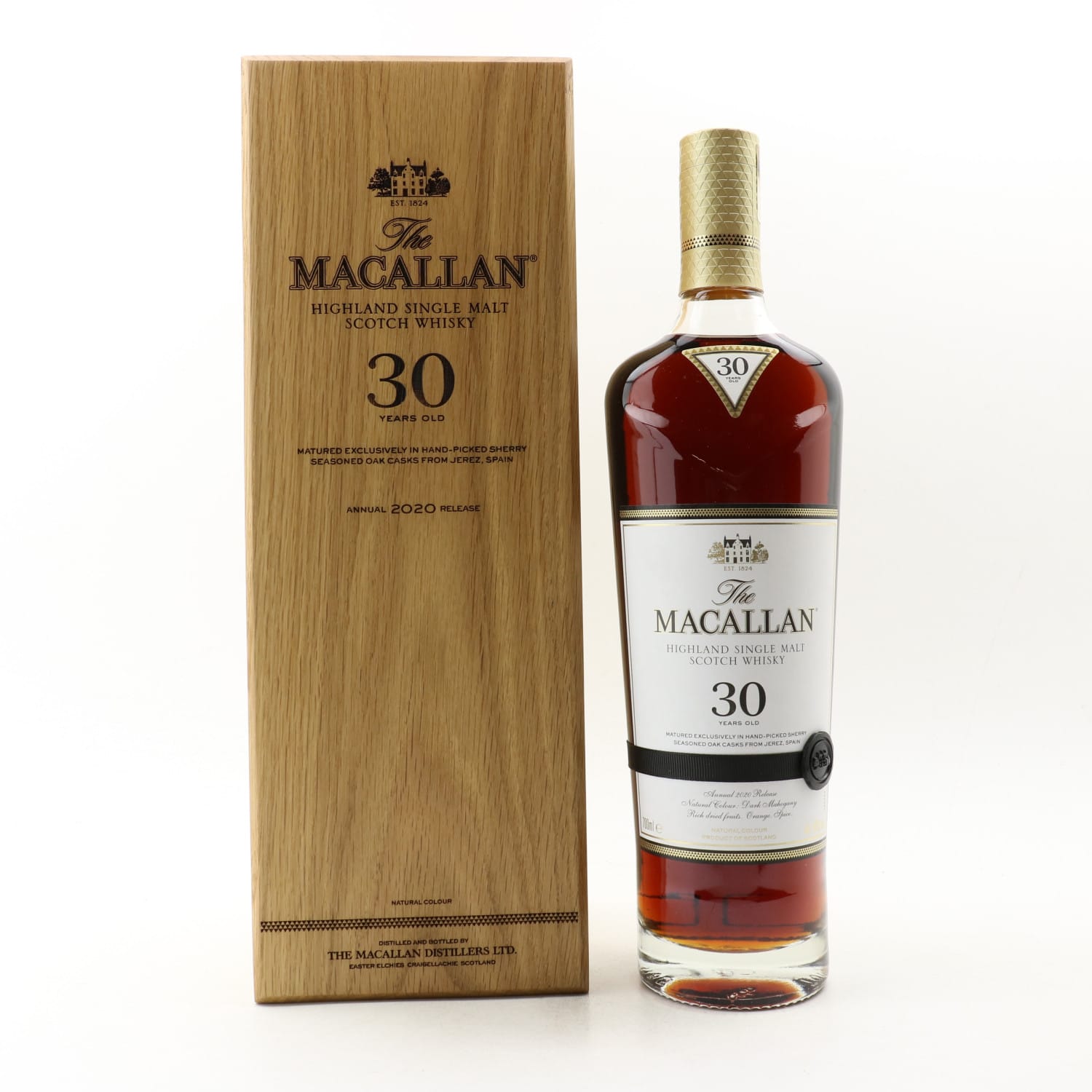 Macallan 30 Year Old Sherry Oak 2020 Release | The 168th Auction ...