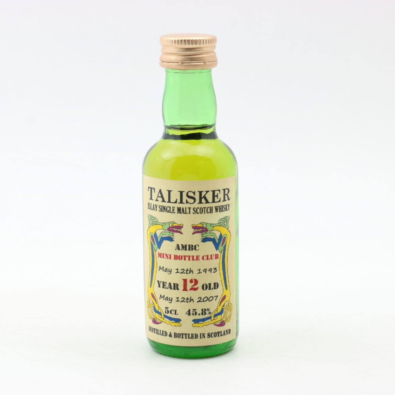 Talisker 12 Year Old For AMBC Mini Bottle Club Mini 5cl | The 149th ...