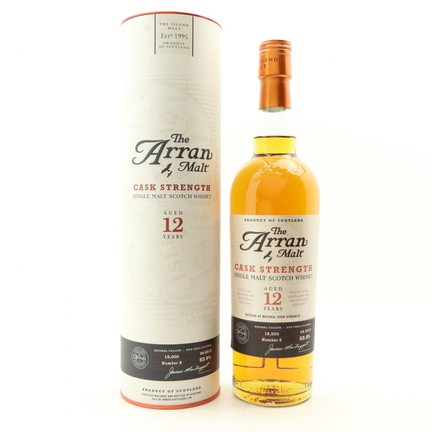 Arran 12 Year Old Cask Strength Batch #3 | The 148th Auction | Scotch ...