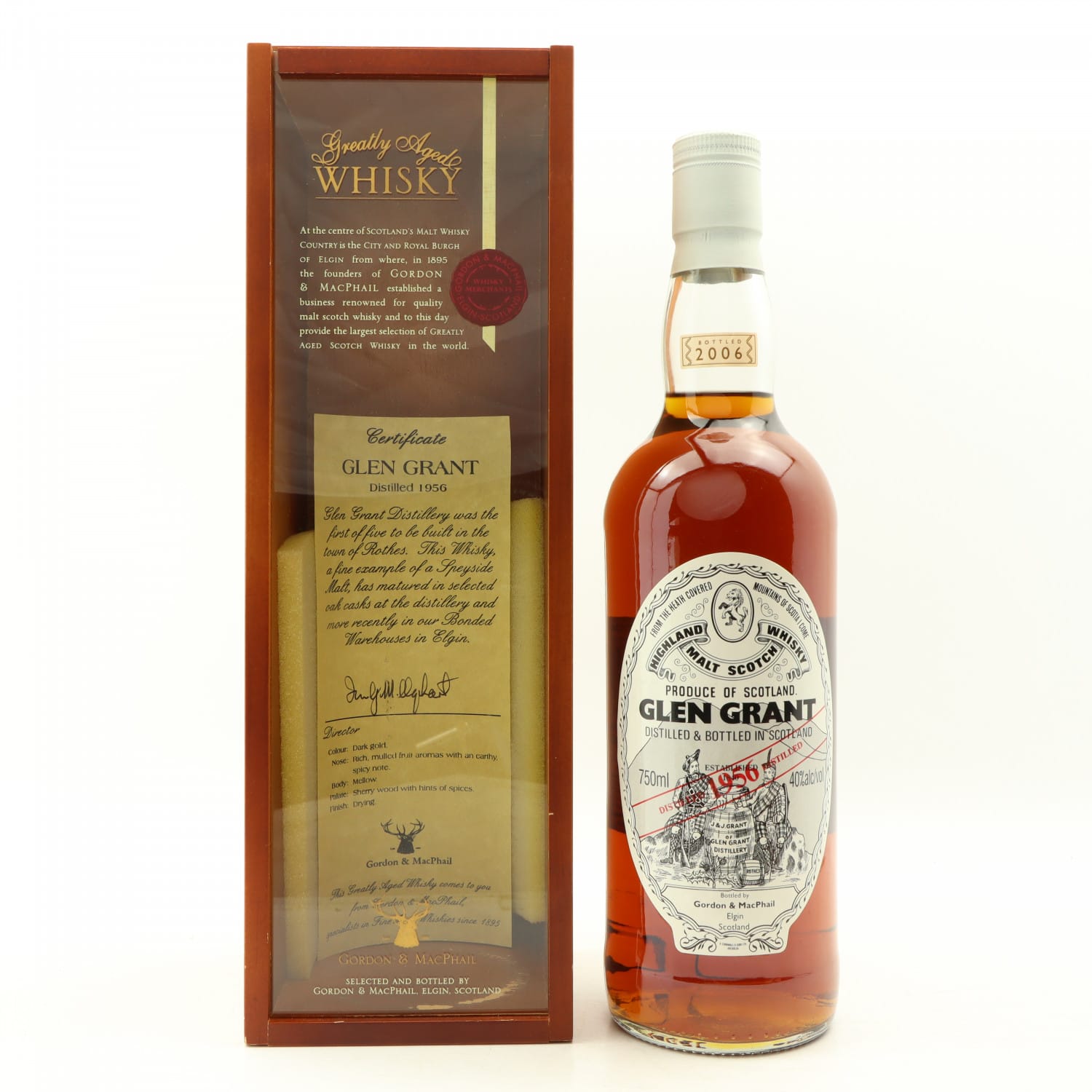 Glen Grant 1956 Gordon & MacPhail 75cl | The 151st Auction | Scotch ...