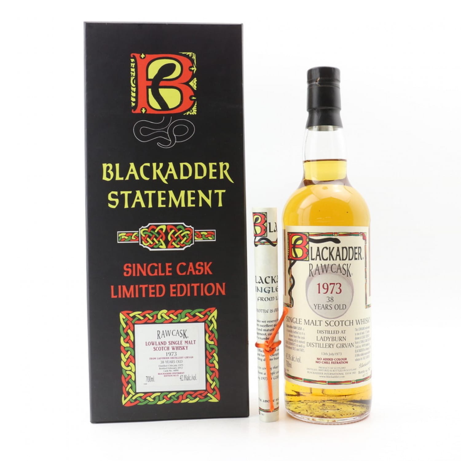 Ladyburn 1973 38 Year Old Blackadder Raw Cask | The 152nd Auction ...