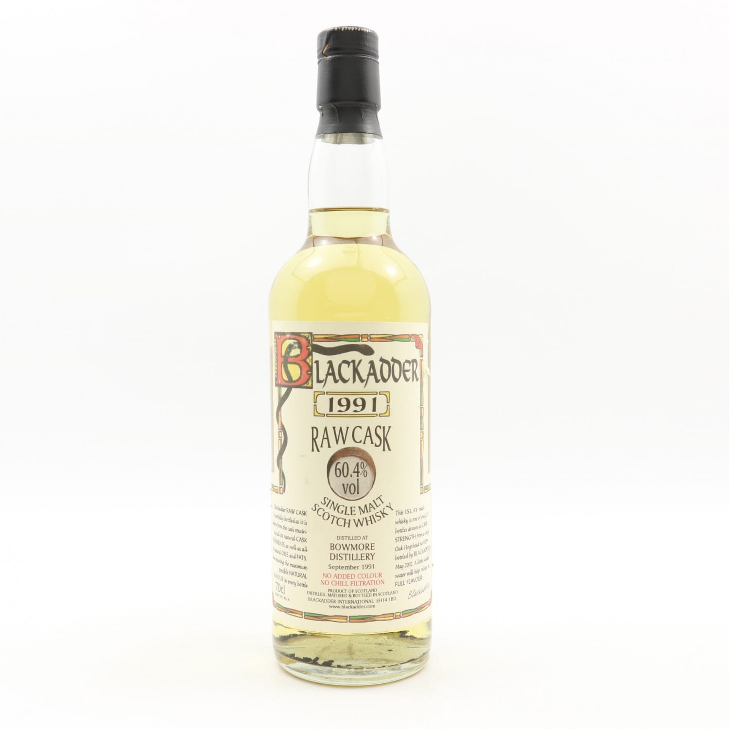 Bowmore 1991 Blackadder Raw Cask | The 144th Auction | Scotch Whisky ...