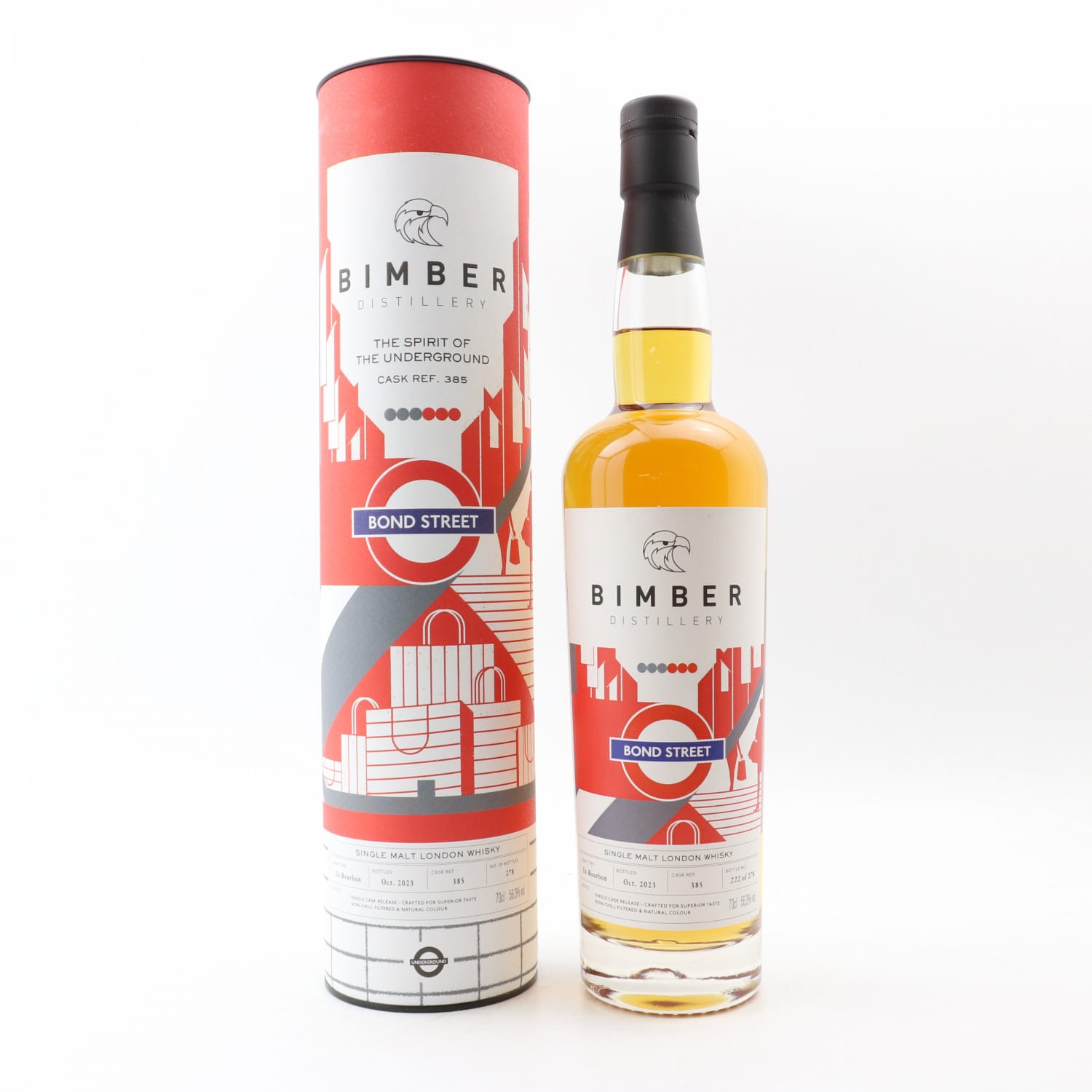 Bimber Single Cask #385 The Spirit Of The Underground Bond Street | The ...