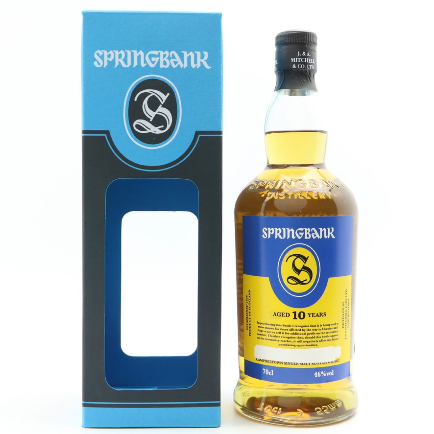 Springbank 10 Year Old For Ukraine Appeal | The 142nd Auction | Scotch ...