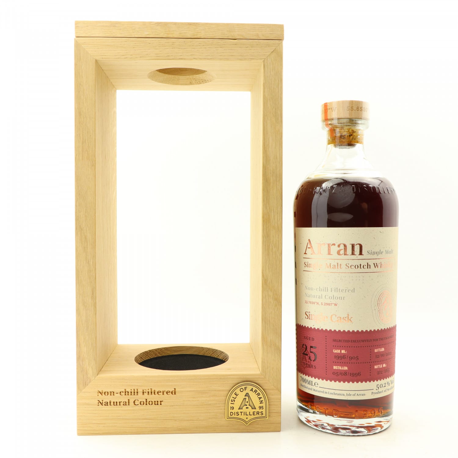 Arran 1996 25 Year Old Single Cask #905 For The UK | The 151st Auction ...