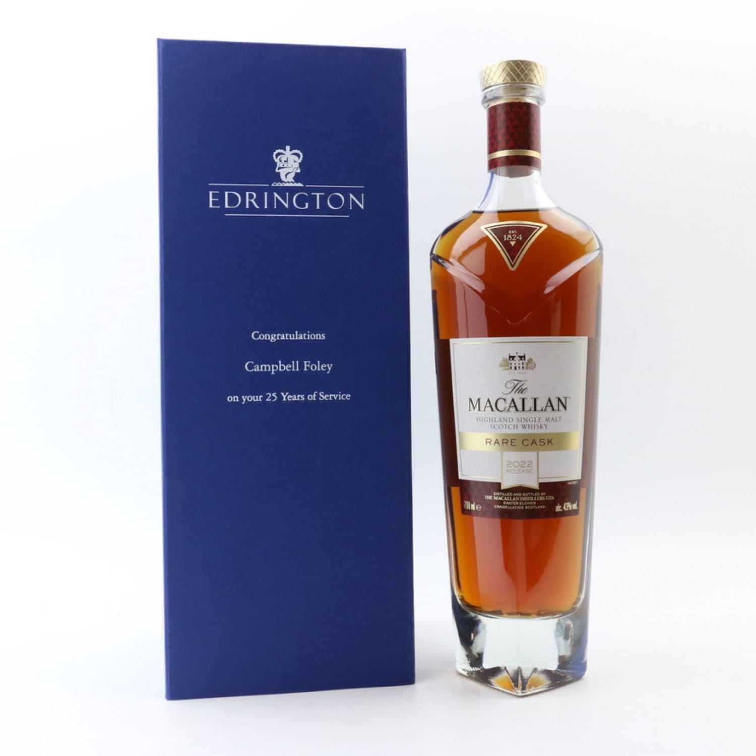 Macallan Rare Cask 2022 Release Edrington 25 Year Service Private ...