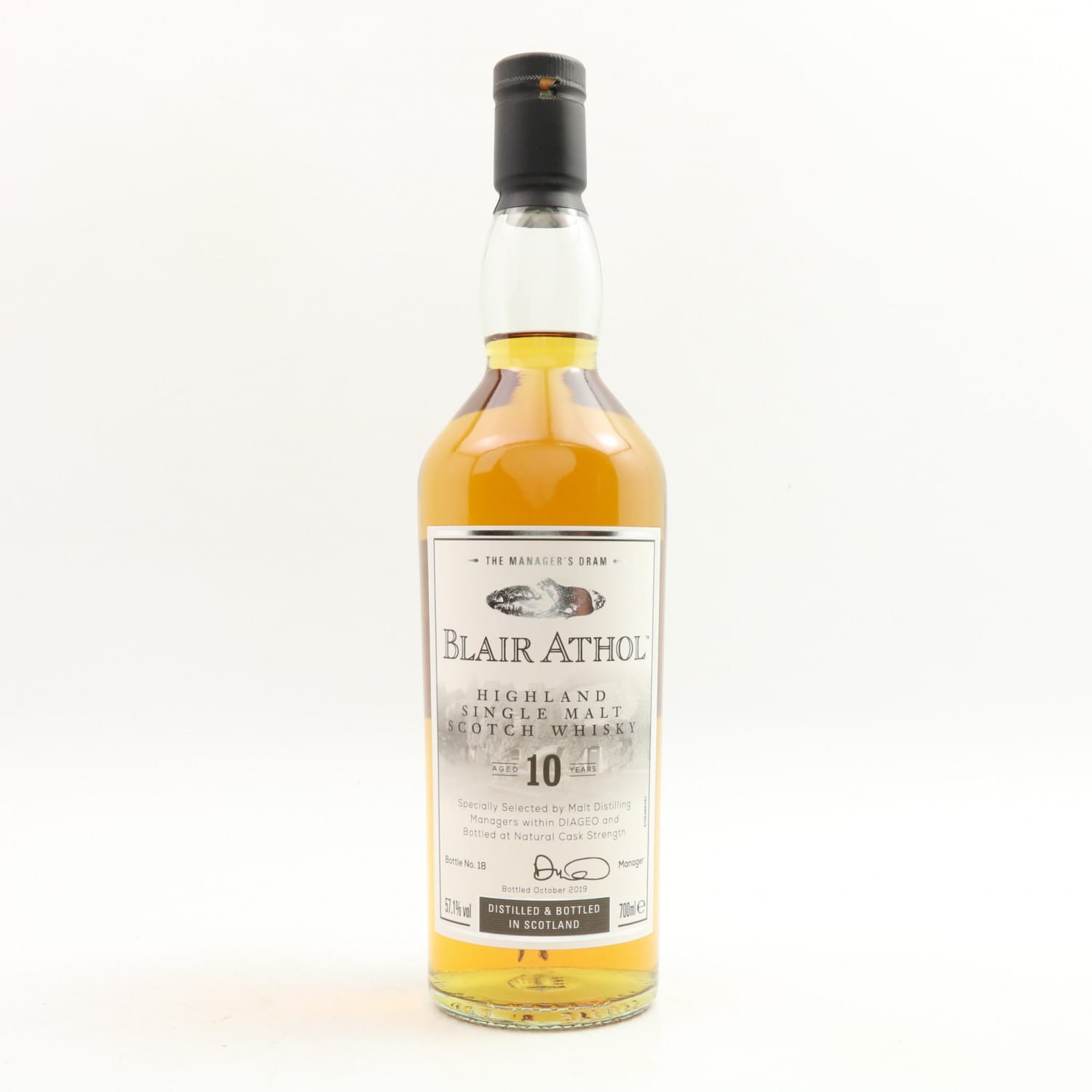 Manager's Dram Blair Athol 10 Year Old | The 161st Auction | Scotch ...
