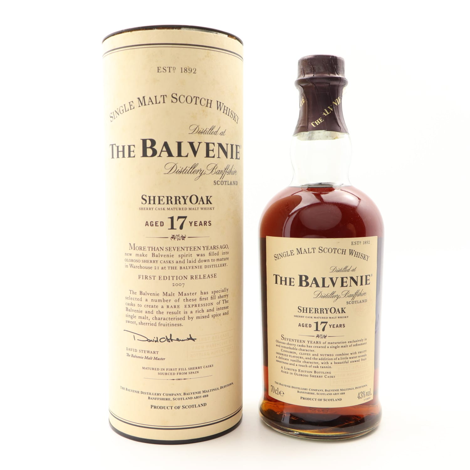 Balvenie 17 Year Old Sherry Oak | The 171st Auction | Scotch Whisky ...