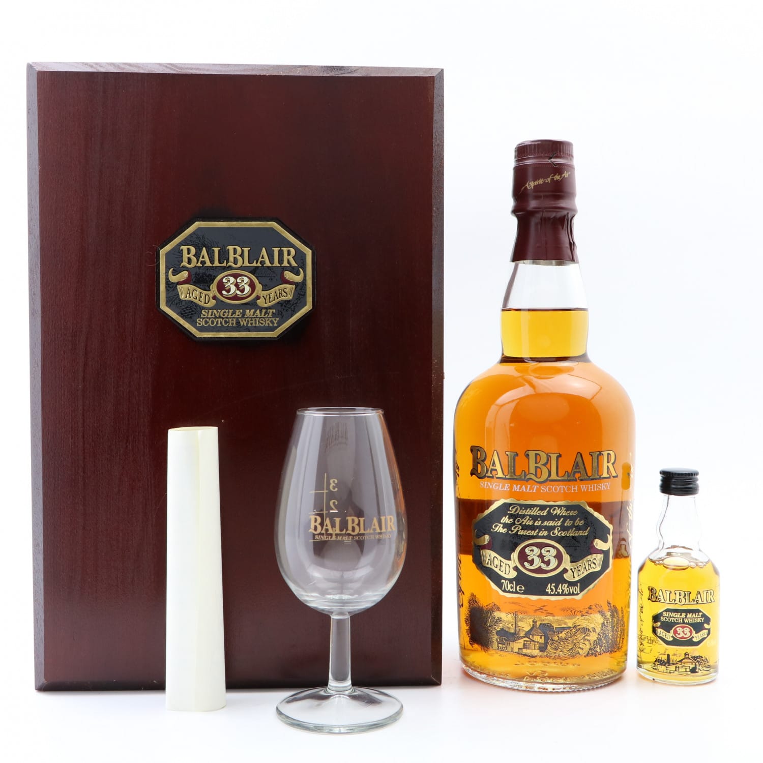 Balblair 33 Year Old With Glass & Matching Mini | The 144th Auction ...