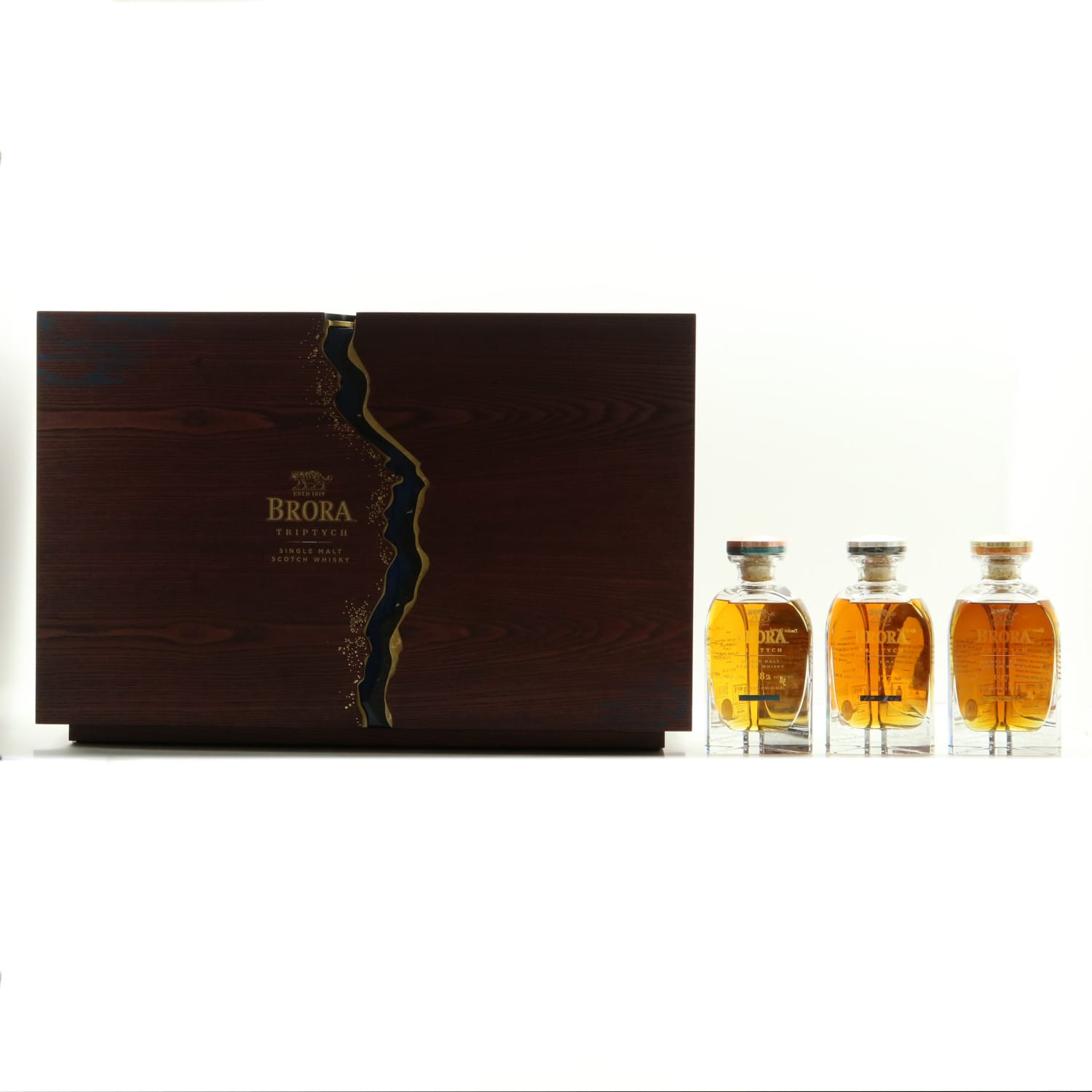 Brora Triptych - 1972 Elusive Legacy, 1977 Age of Peat & 1982 Timeless ...