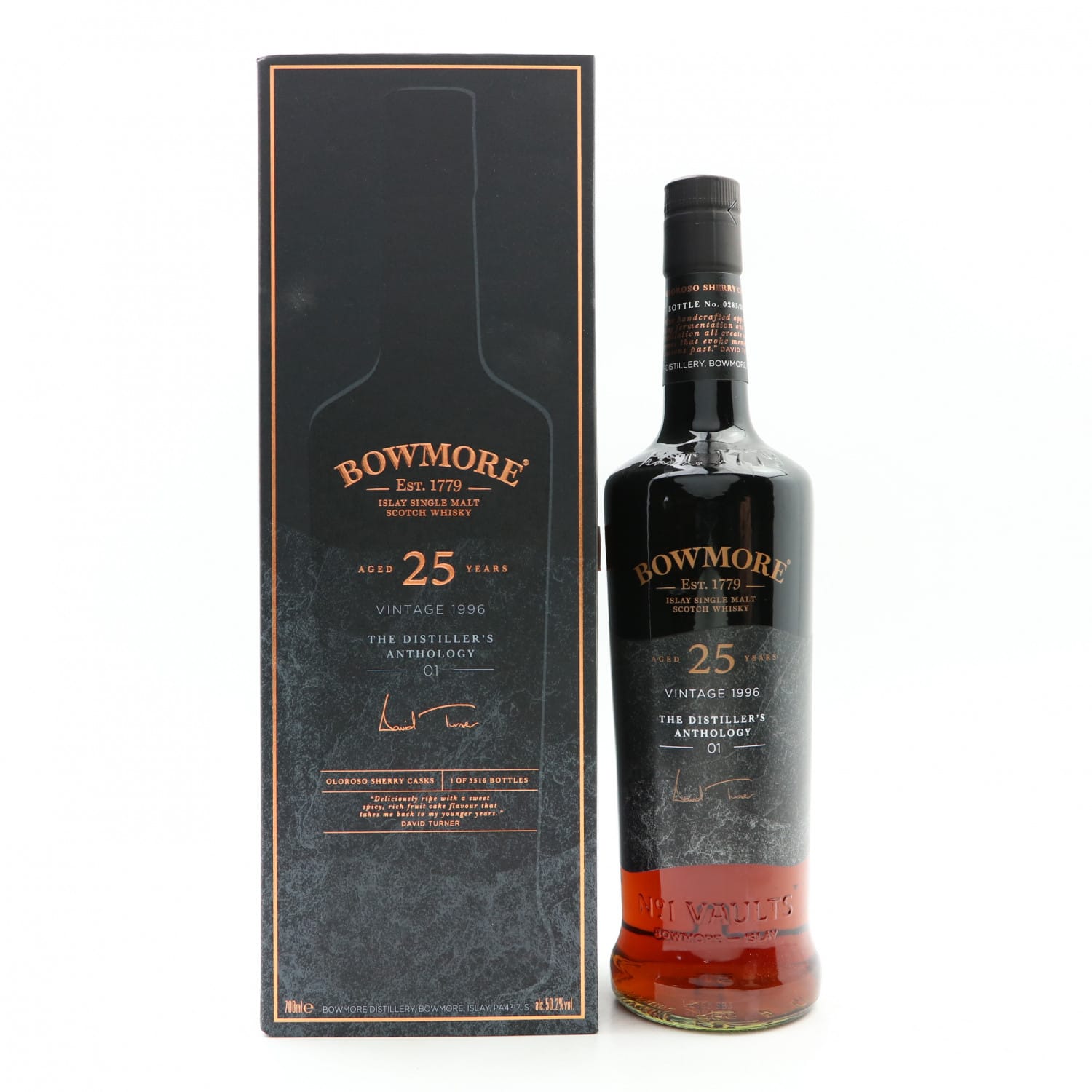 Bowmore 1996 25 Year Old The Distillers Anthology No1 The 143rd Auction Scotch Whisky Auctions