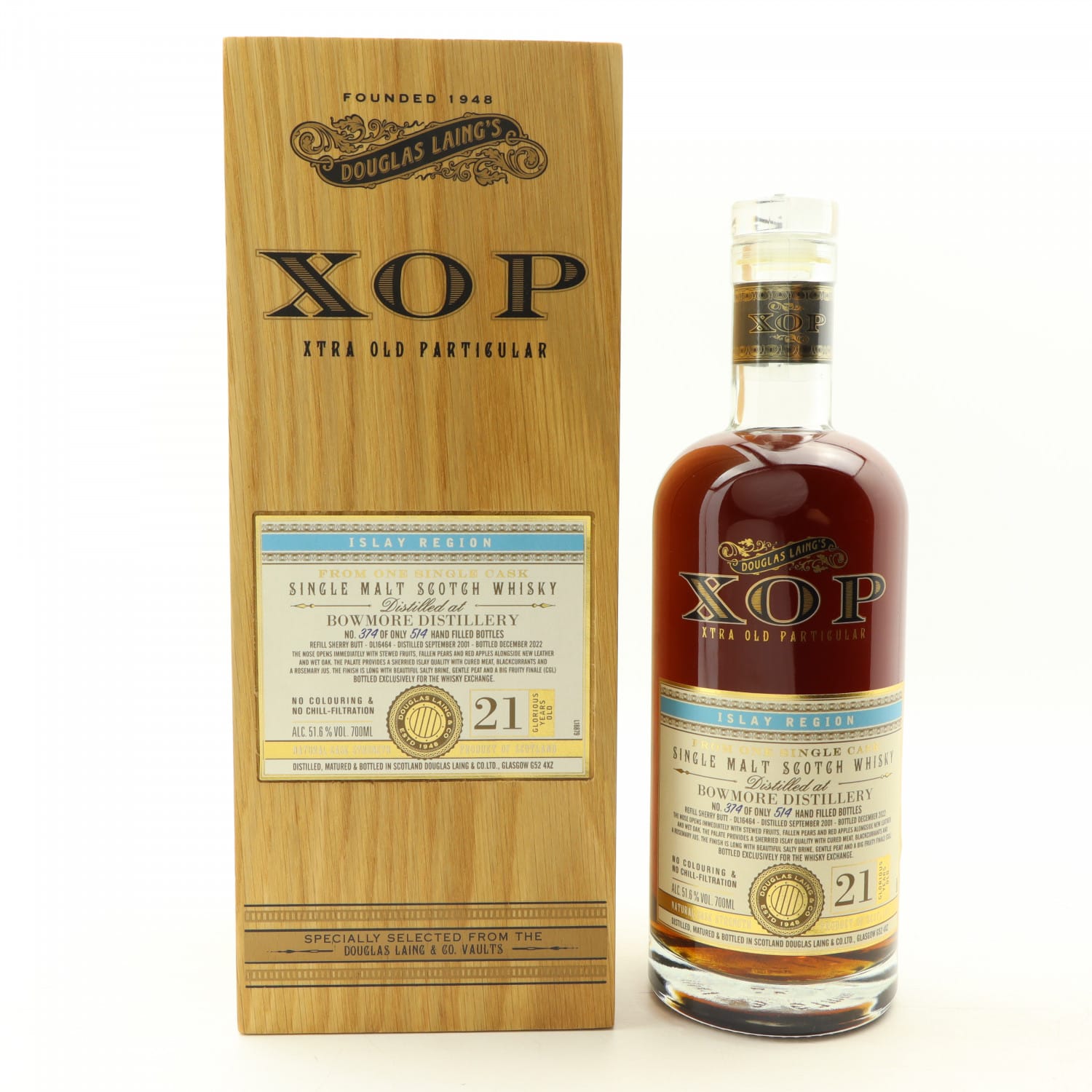 Bowmore 2001 21 Year Old XOP Whisky Exchange Exclusive | The 147th ...