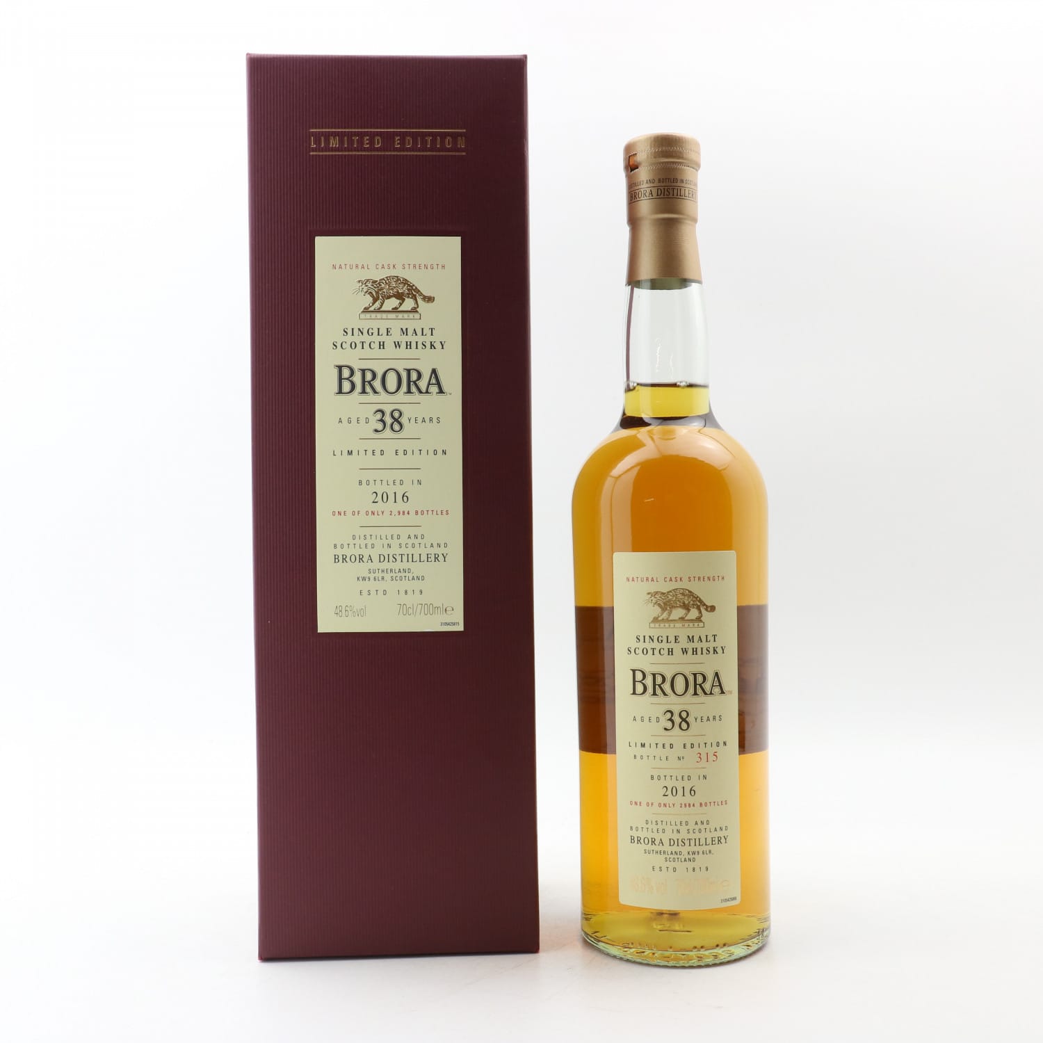 Brora 38 Year Old 2016 Release | The 155th Auction | Scotch Whisky Auctions