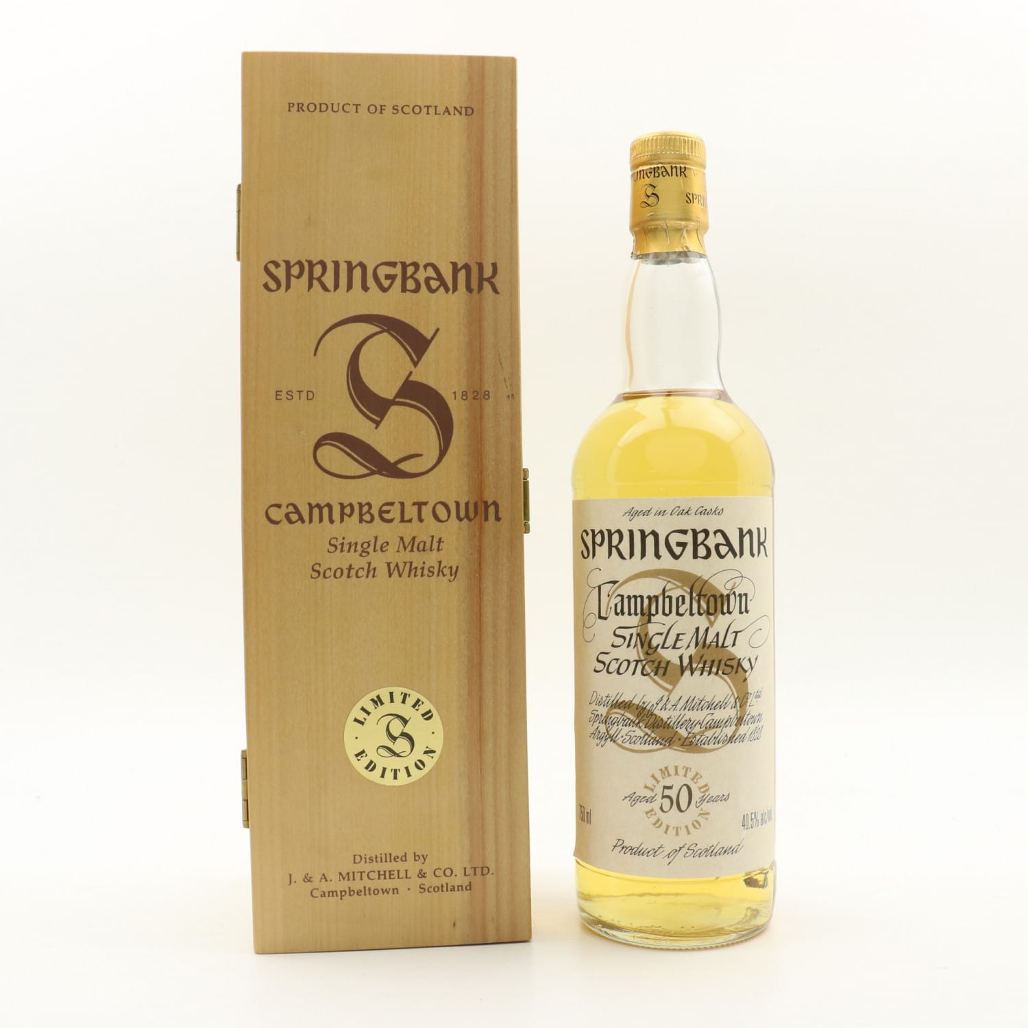 Springbank 50 Year Old Millennium Collection 75cl | The 133rd Auction ...