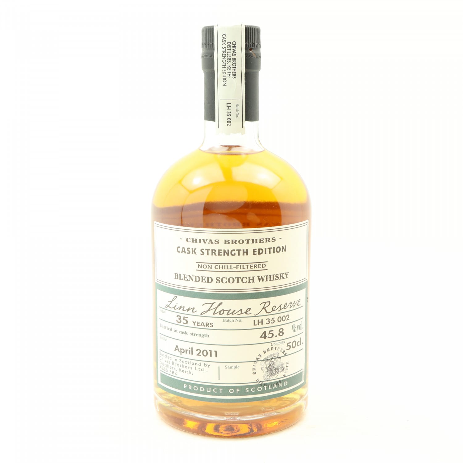 Linn House Reserve 35 Year Old Chivas Brothers Cask Strength Edition ...